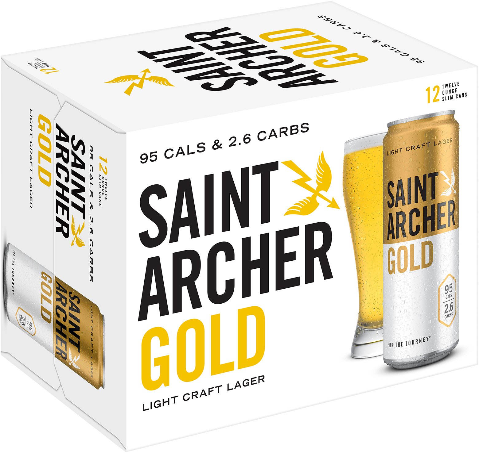 Saint Archer Gold Light Craft Beer 12 oz Cans - Shop Beer at H-E-B