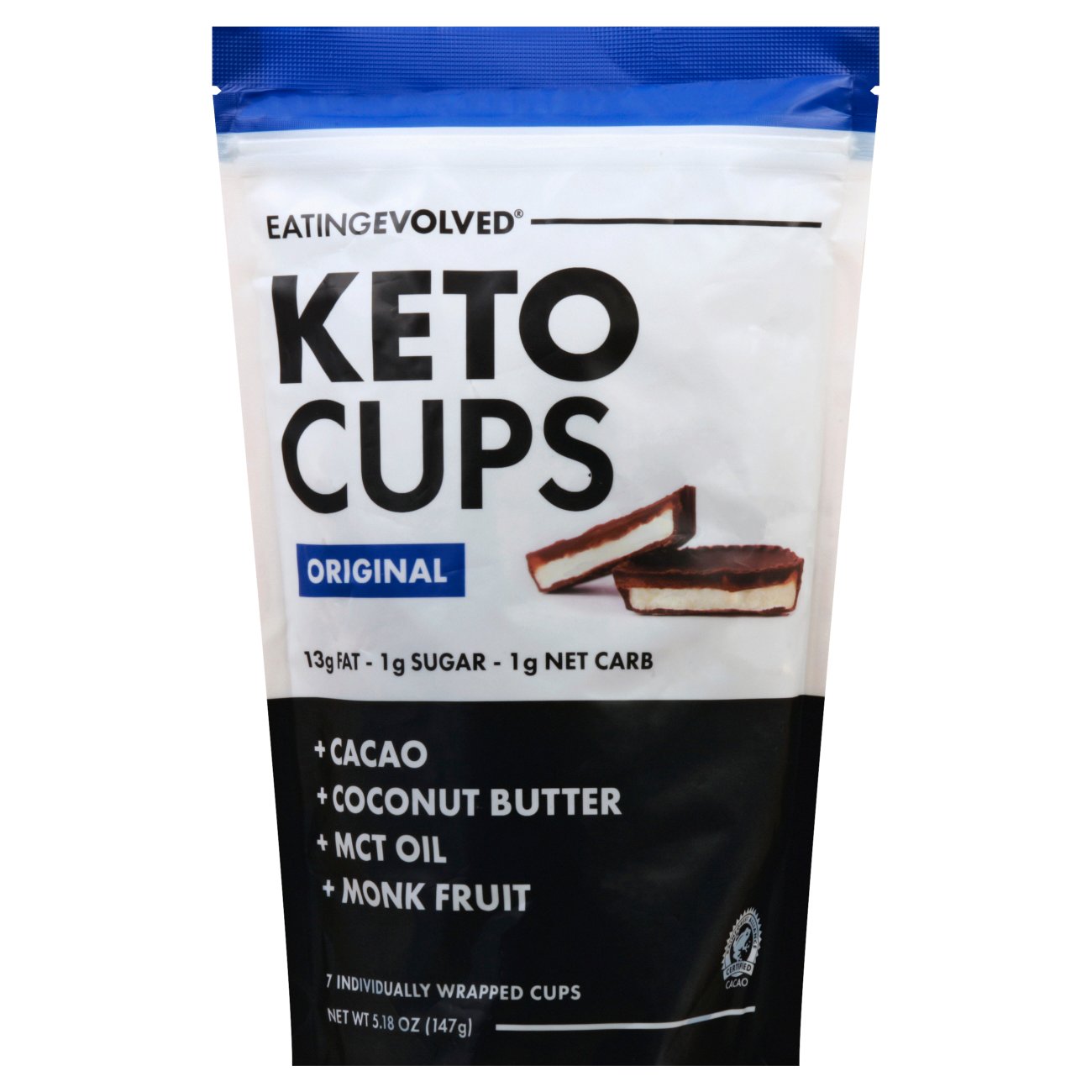 EatingEvolved Original Keto Cups - Shop Granola & snack bars at H-E-B