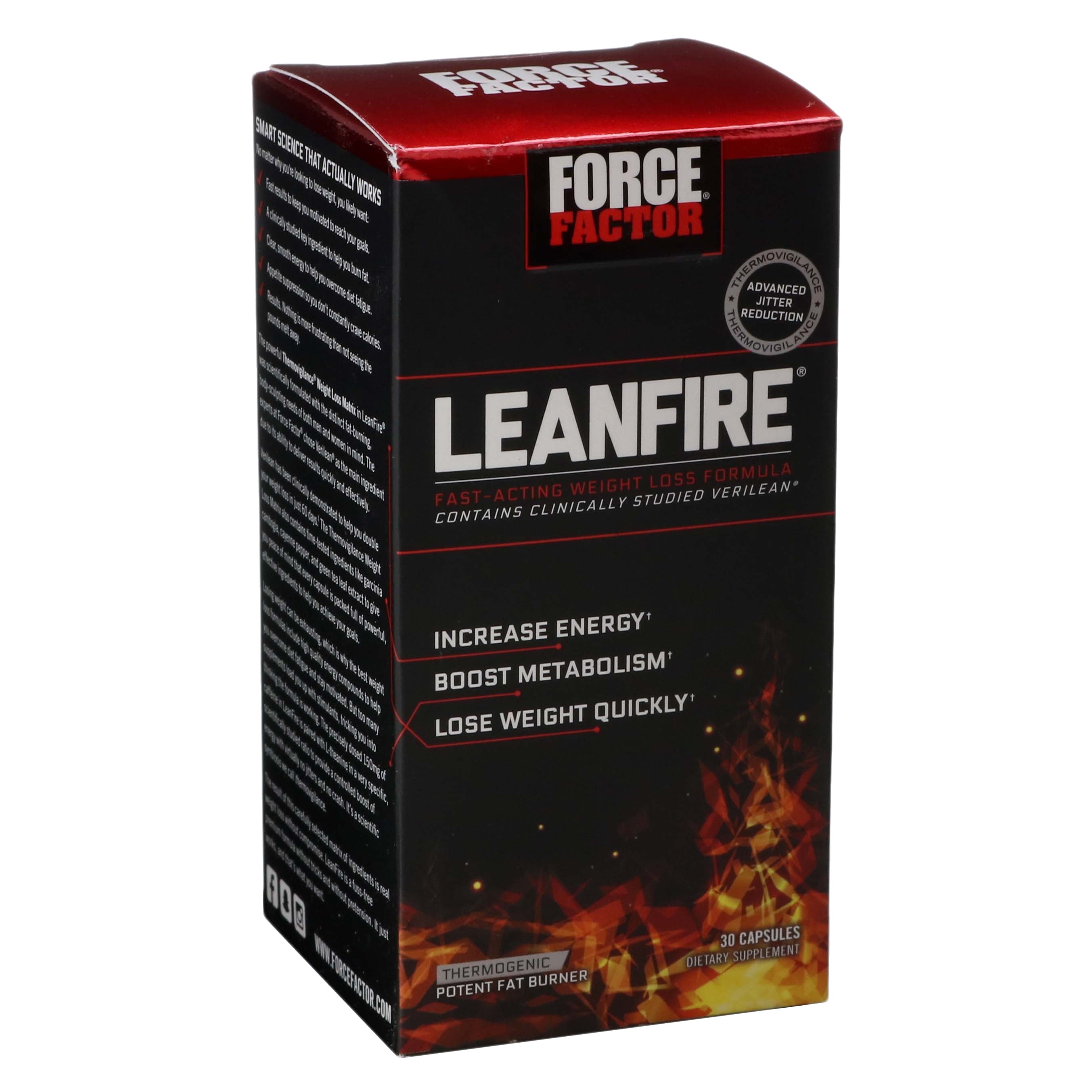 Force Factor Leanfire Fast-Acting Weight Loss Formula Capsules - Shop ...