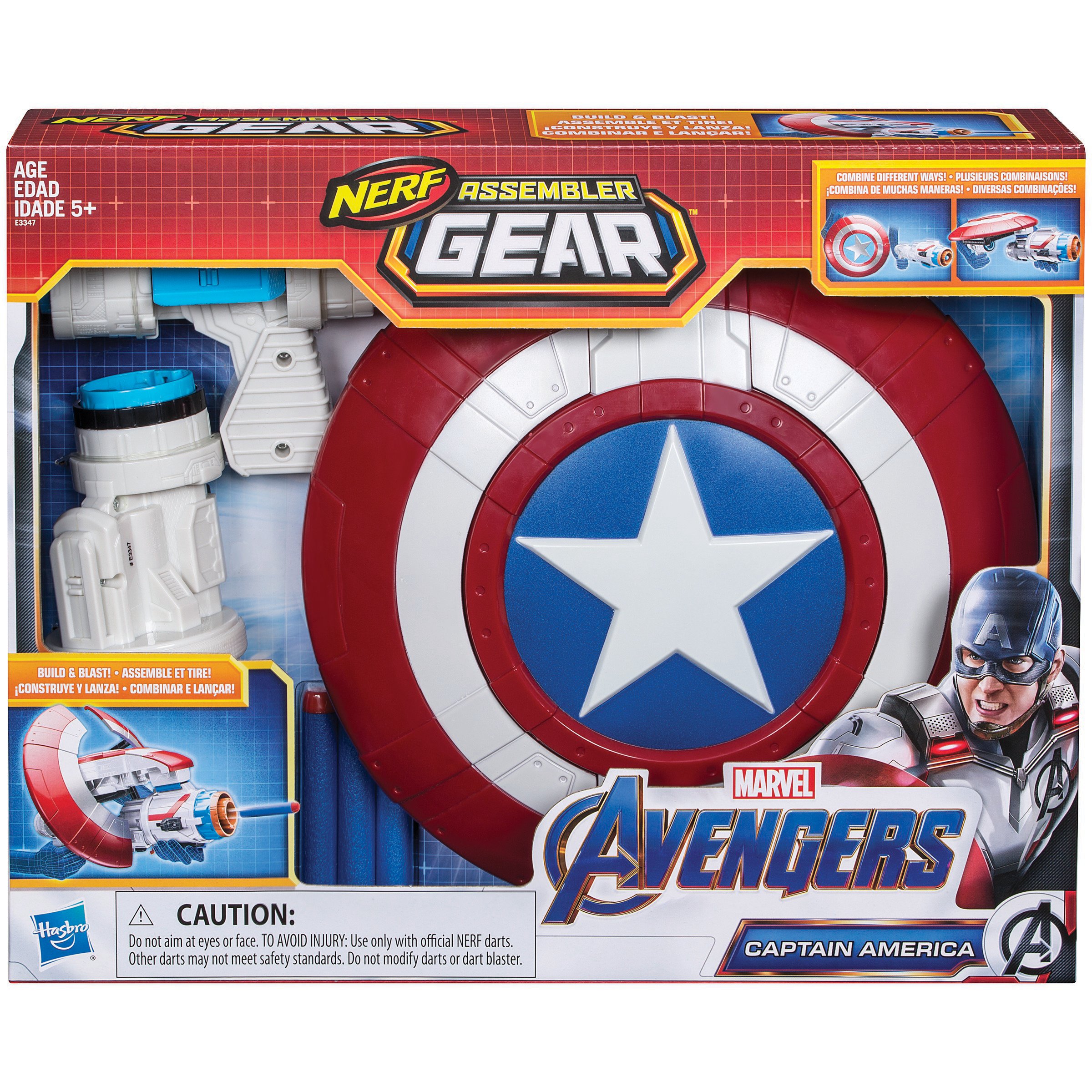 Hasbro Avengers Assemblers Gear 2.0 Captain America - Shop Dress up ...