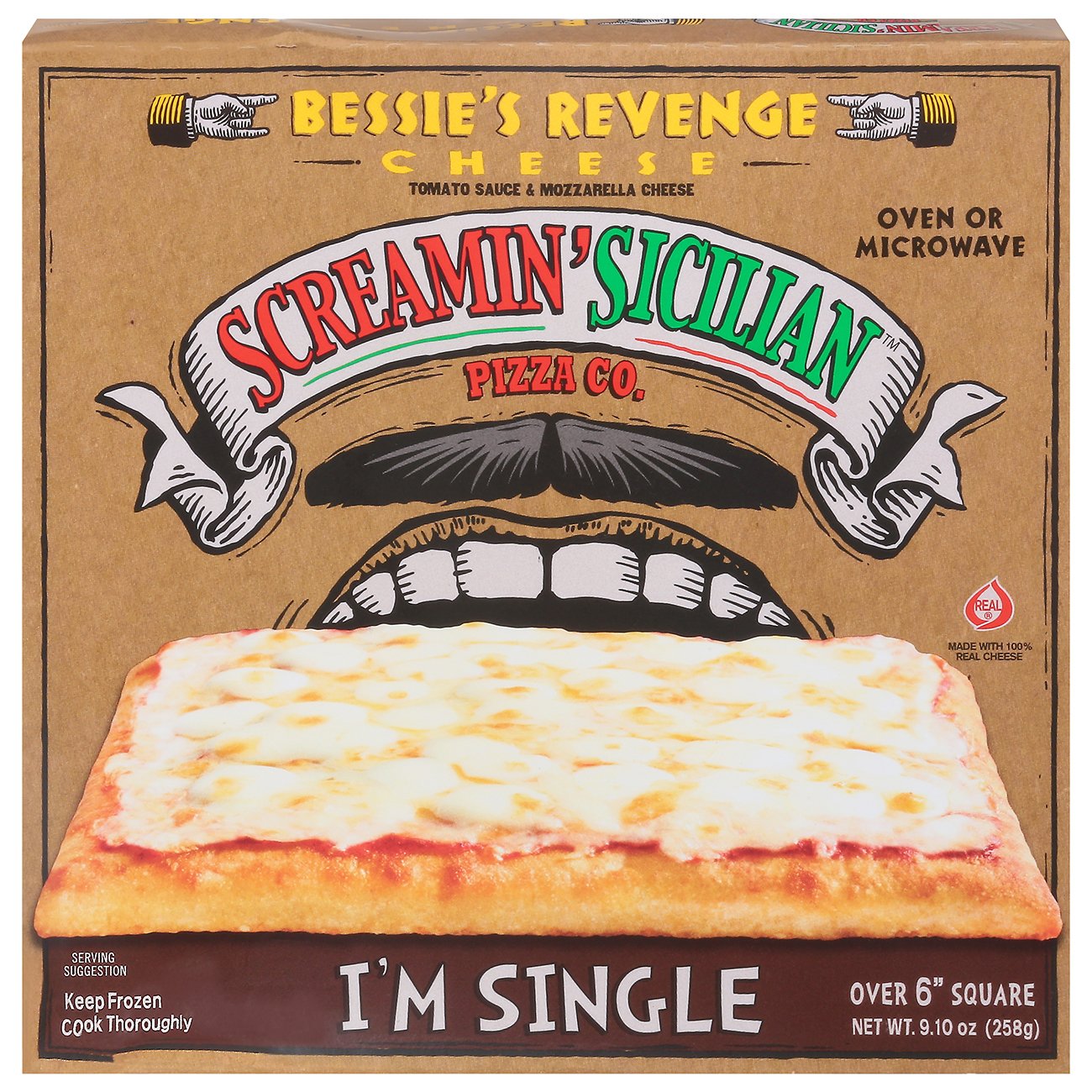 Screamin' Sicilian Personal Size Bessie's Revenge Cheese Pizza - Shop ...