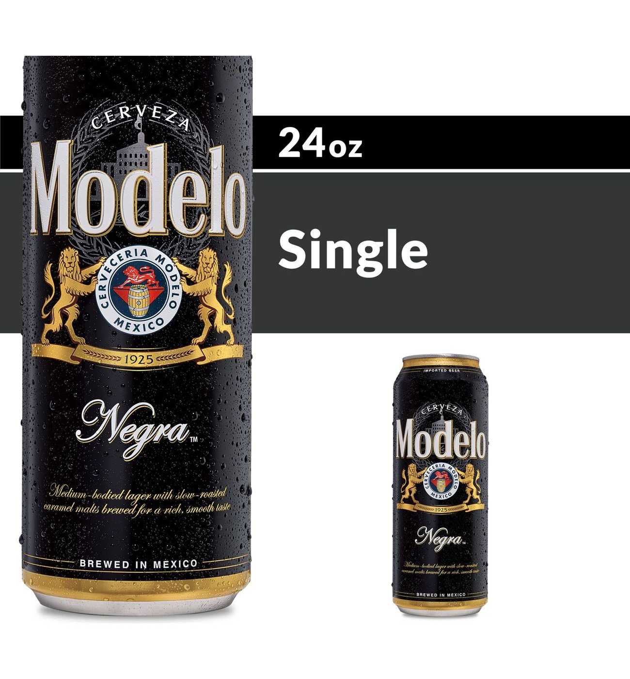 Modelo Negra Amber Lager Mexican Import Beer 24 oz Can - Shop Beer at H-E-B