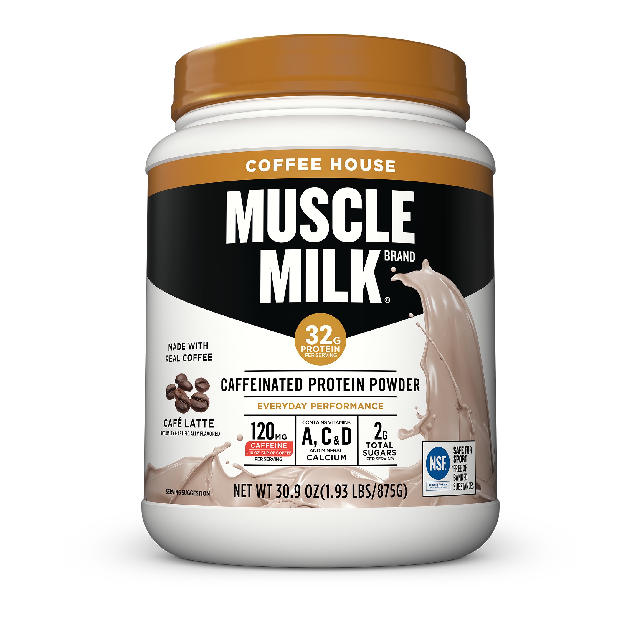 Muscle Milk Coffee House Caffeinated Protein Powder - Shop Diet ...
