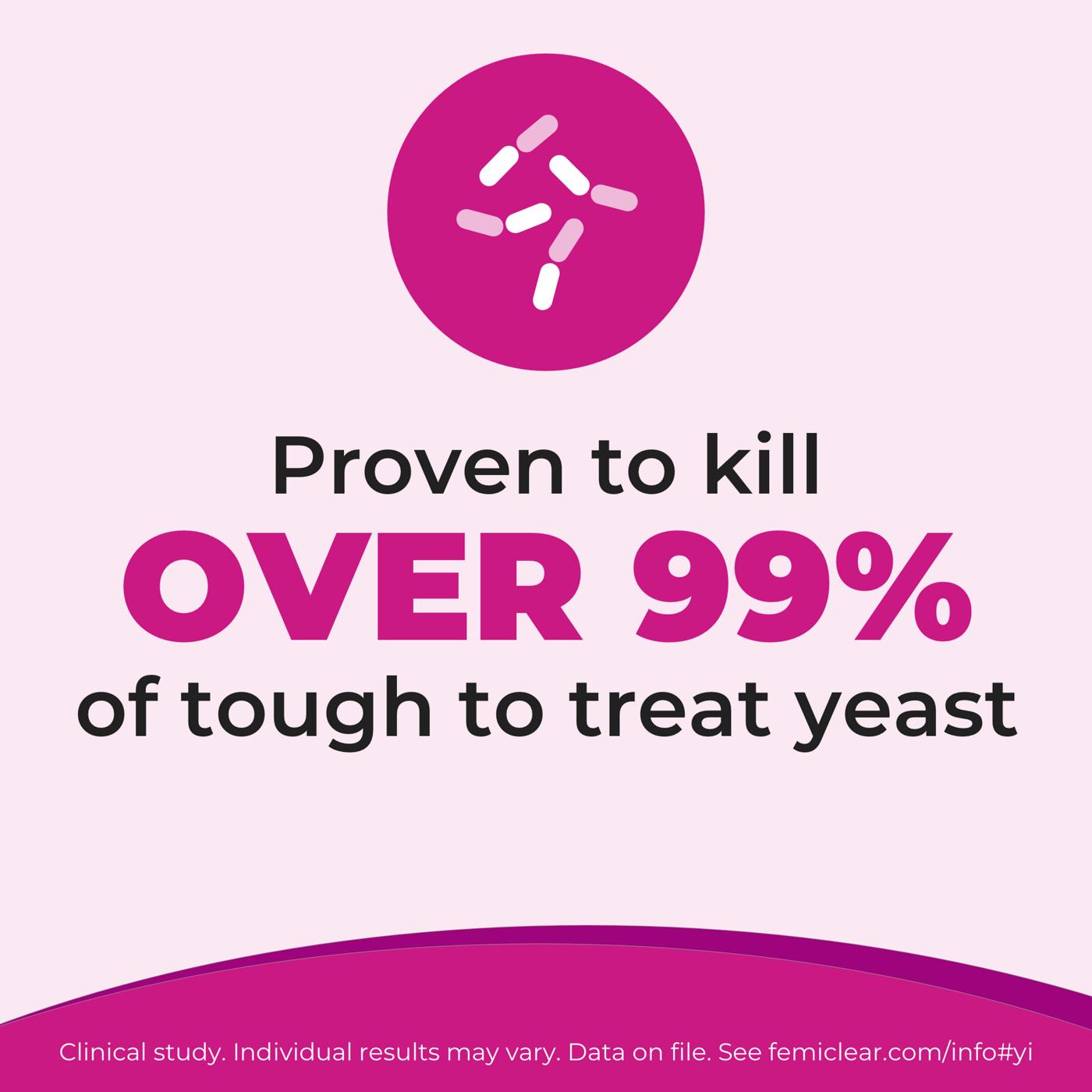 FemiClear Yeast Infection Treatment & Itch Relief Ointment - 2 Day Dose ...