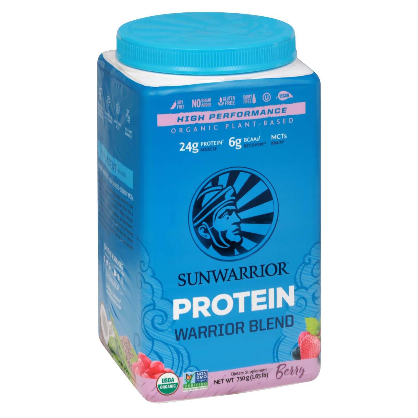 Sunwarrior Warrior Blend Berry Protein Powder - Shop Diet & fitness at ...