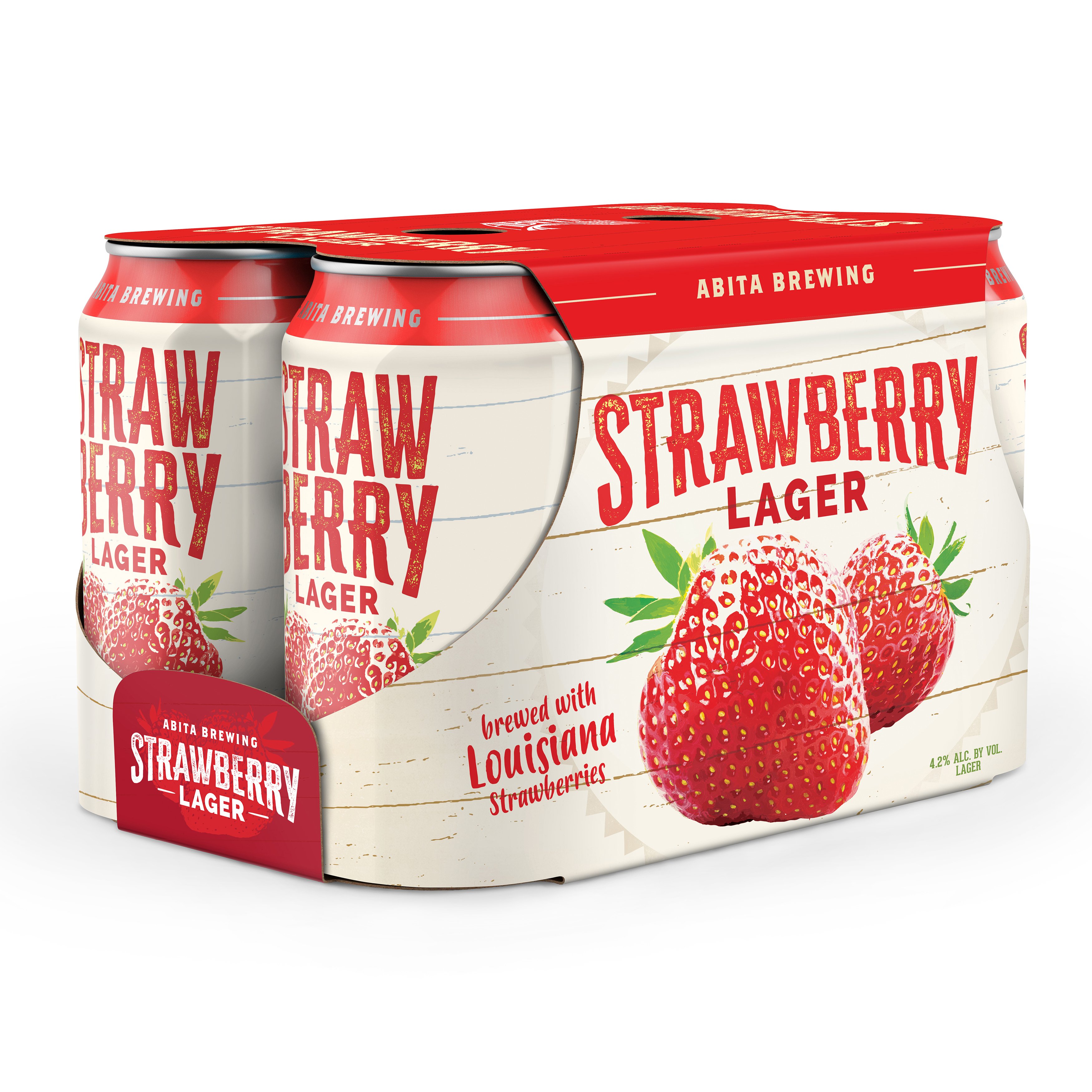 Abita Strawberry Lager Beer 6 pk Cans - Shop Beer at H-E-B