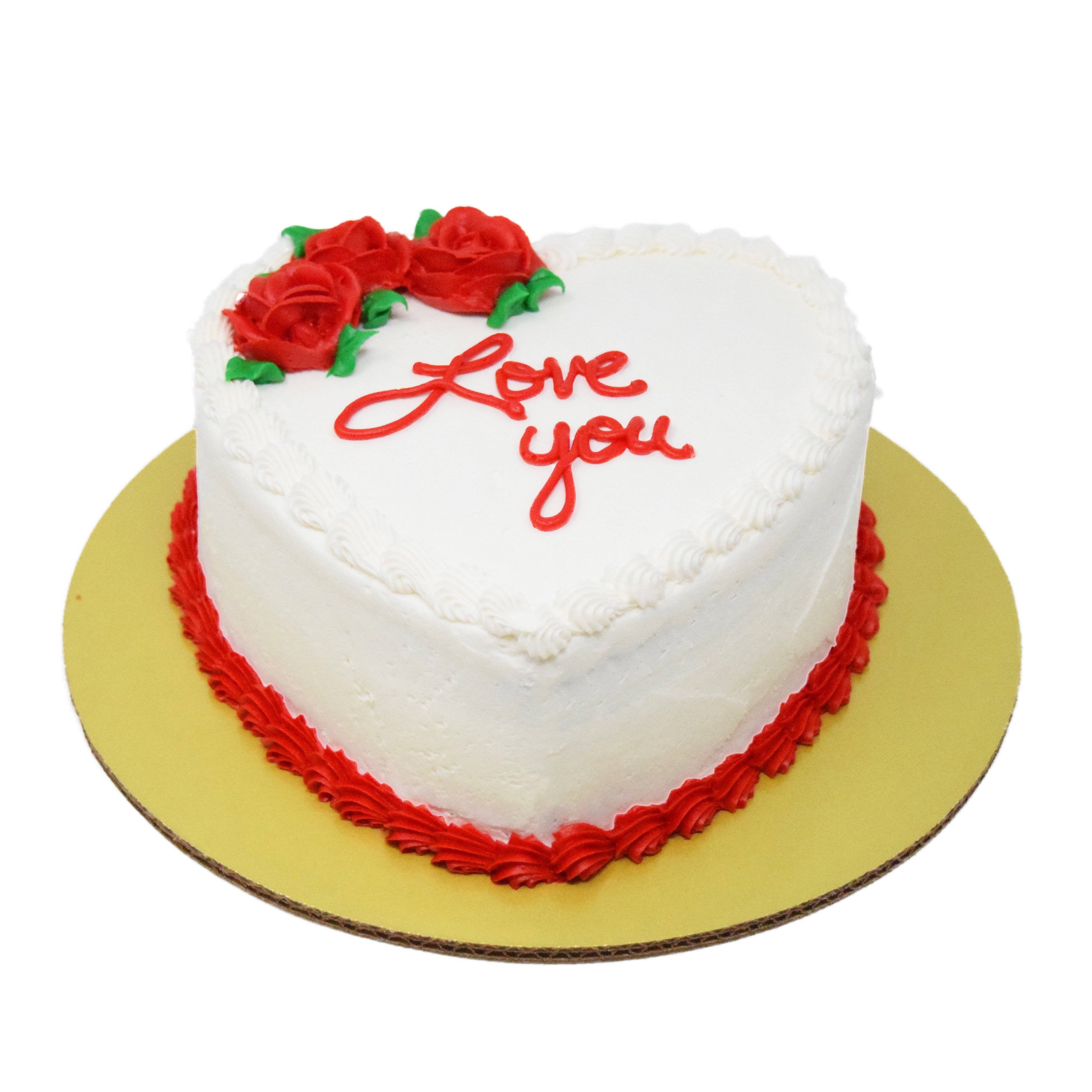 H-E-B Heart-Shaped Double Layer White Cake - Shop Standard cakes at H-E-B