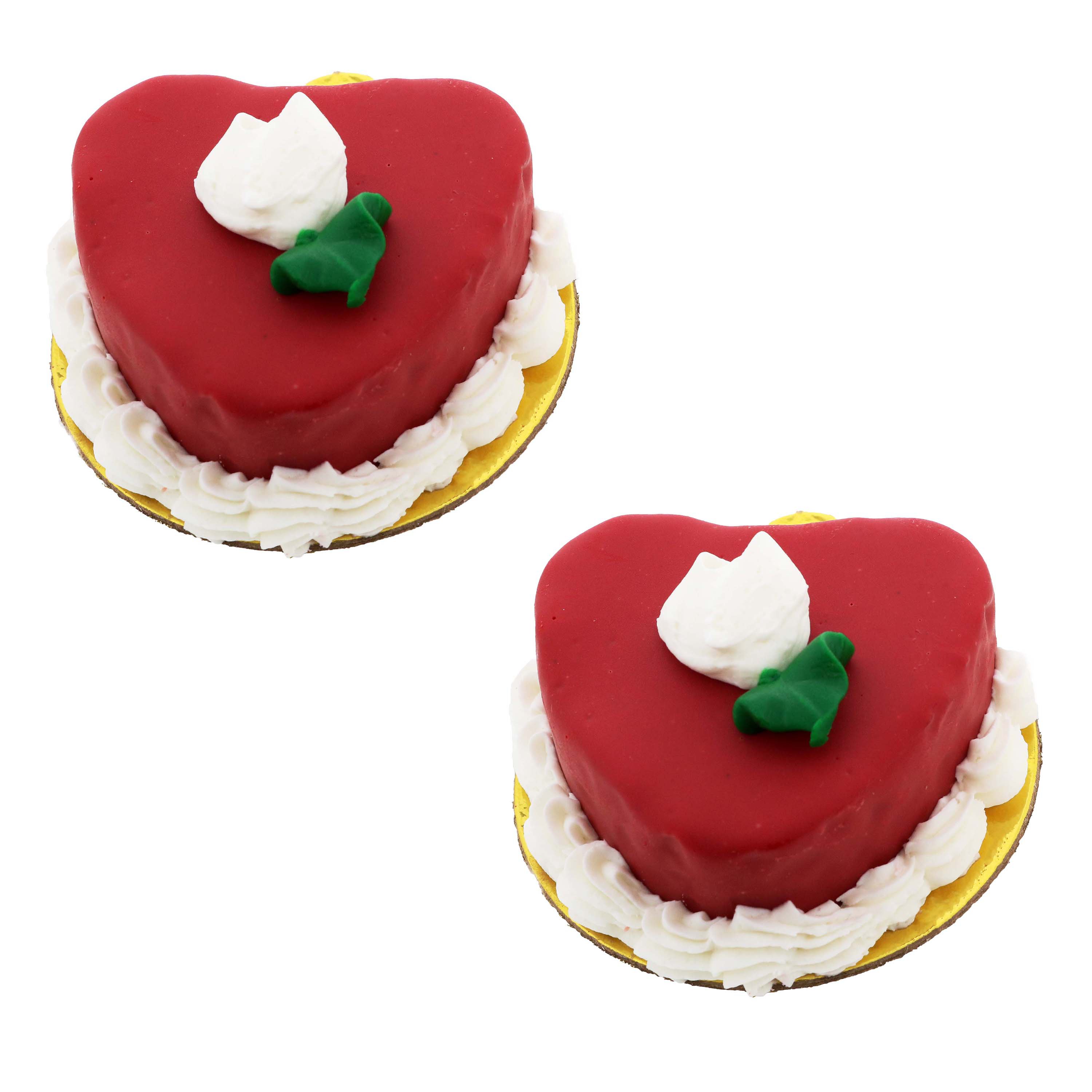 H-E-B Bakery Heart-Shaped Mini White Cakes - Shop Standard cakes at H-E-B