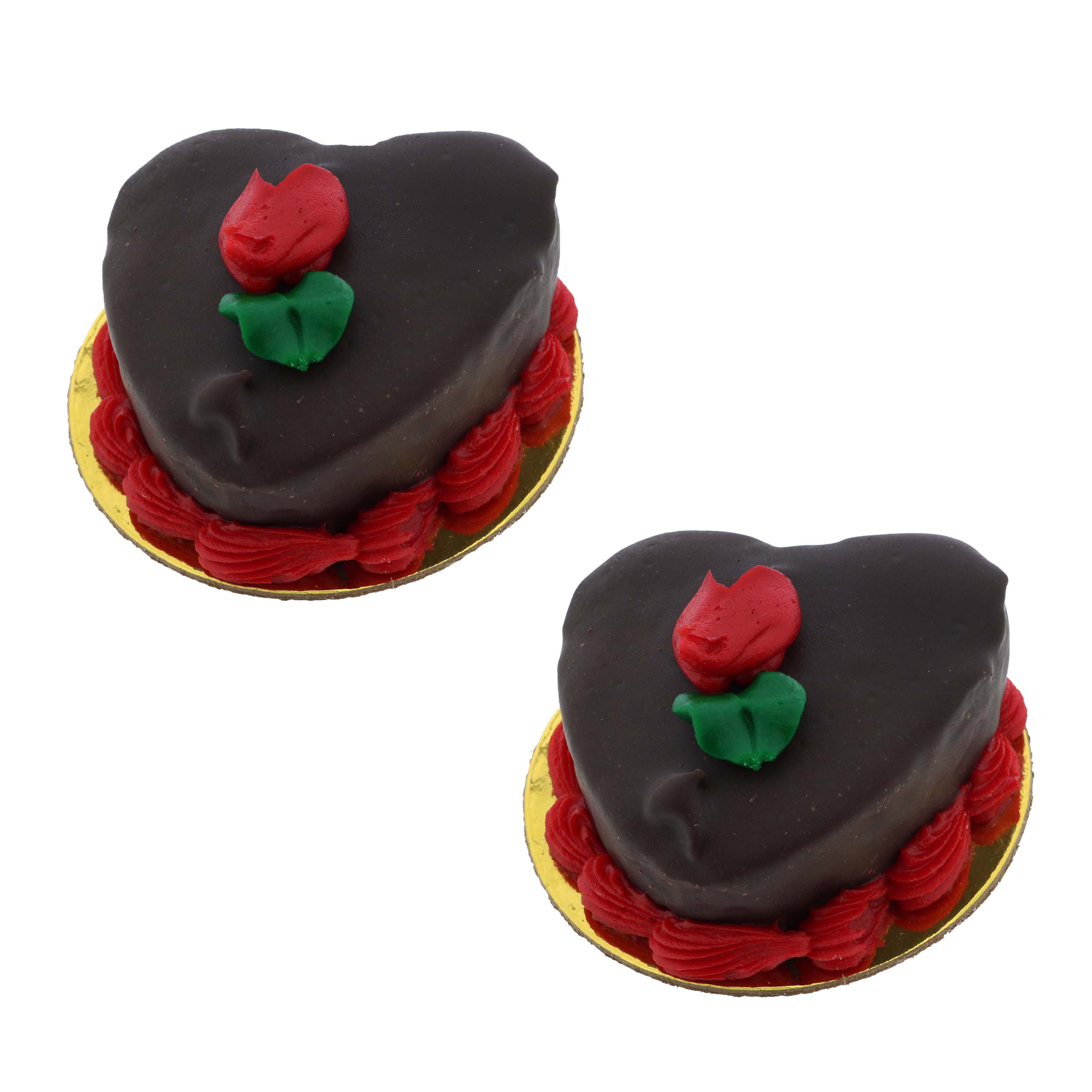 H-E-B Bakery Heart-Shaped Mini Chocolate Cakes - Shop Standard cakes at ...