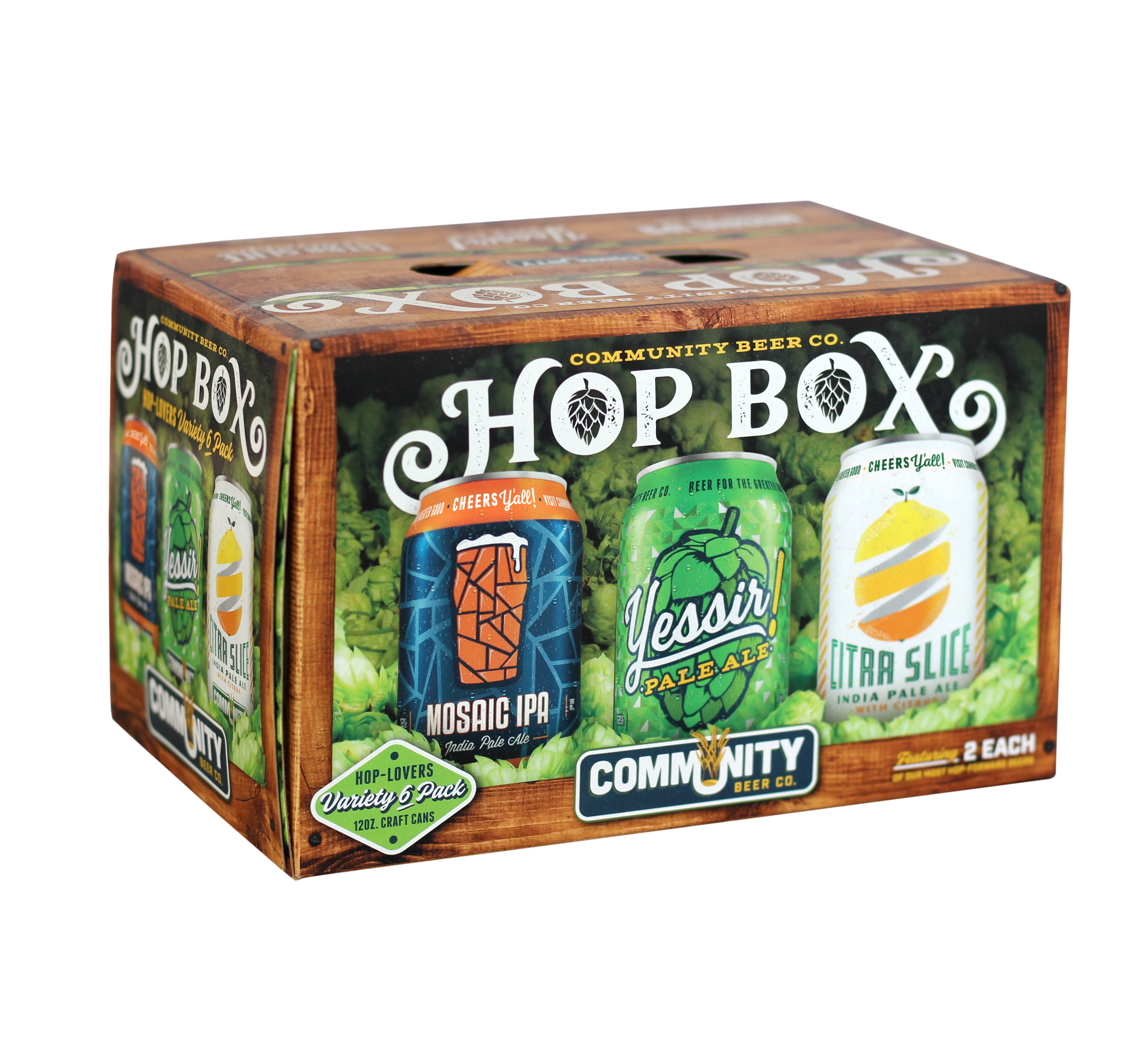 Community Beer Hop Box Variety Pack Beer 12 oz Cans - Shop Beer at H-E-B