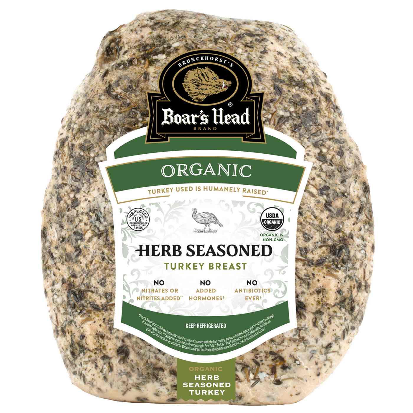 Boar's Head Organic Herb-Seasoned Turkey Breast, Custom Sliced - Shop ...
