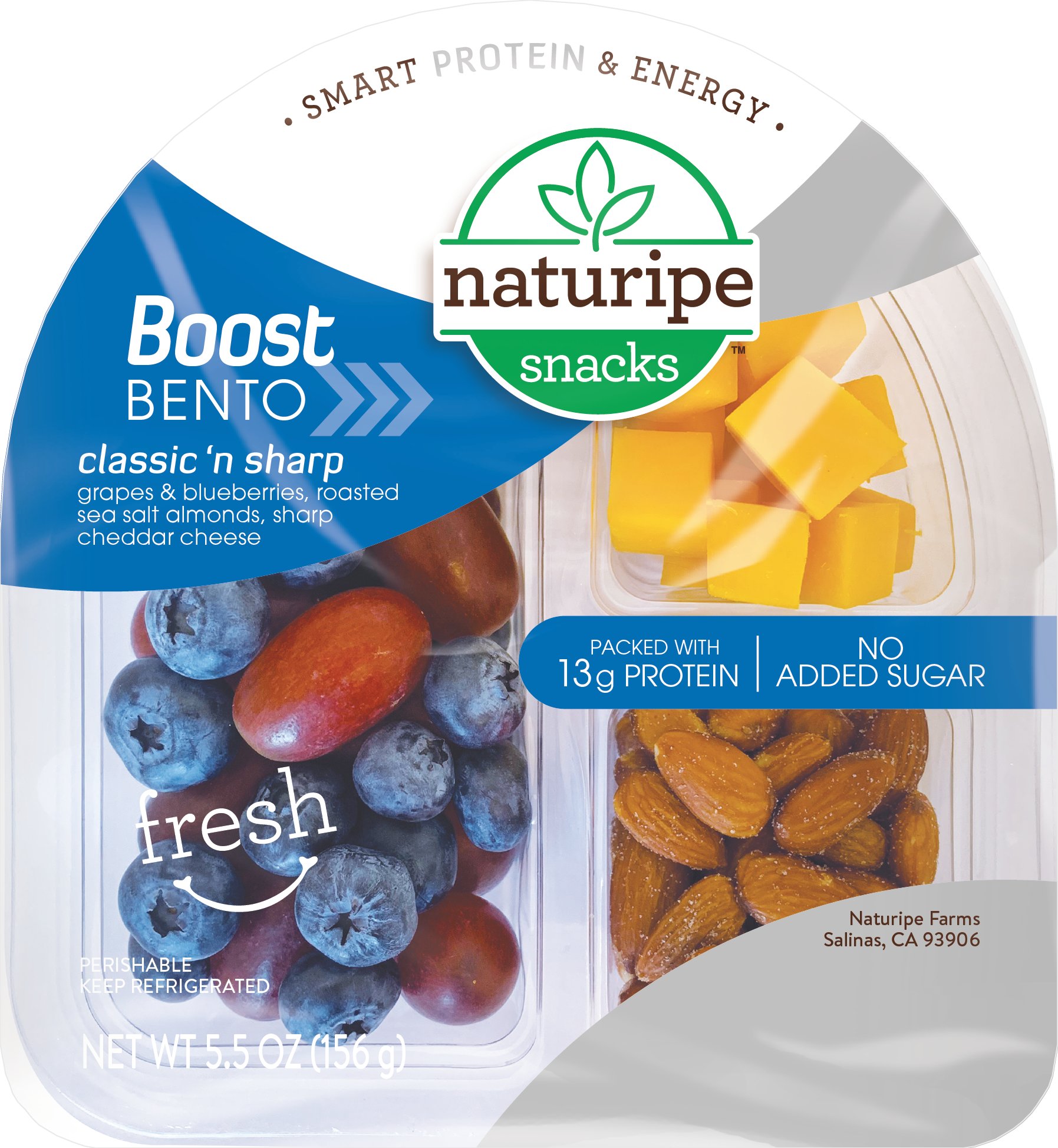 Naturipe Snacks Boost Bento Classic 'n Sharp Snack Tray - Shop Snack ...
