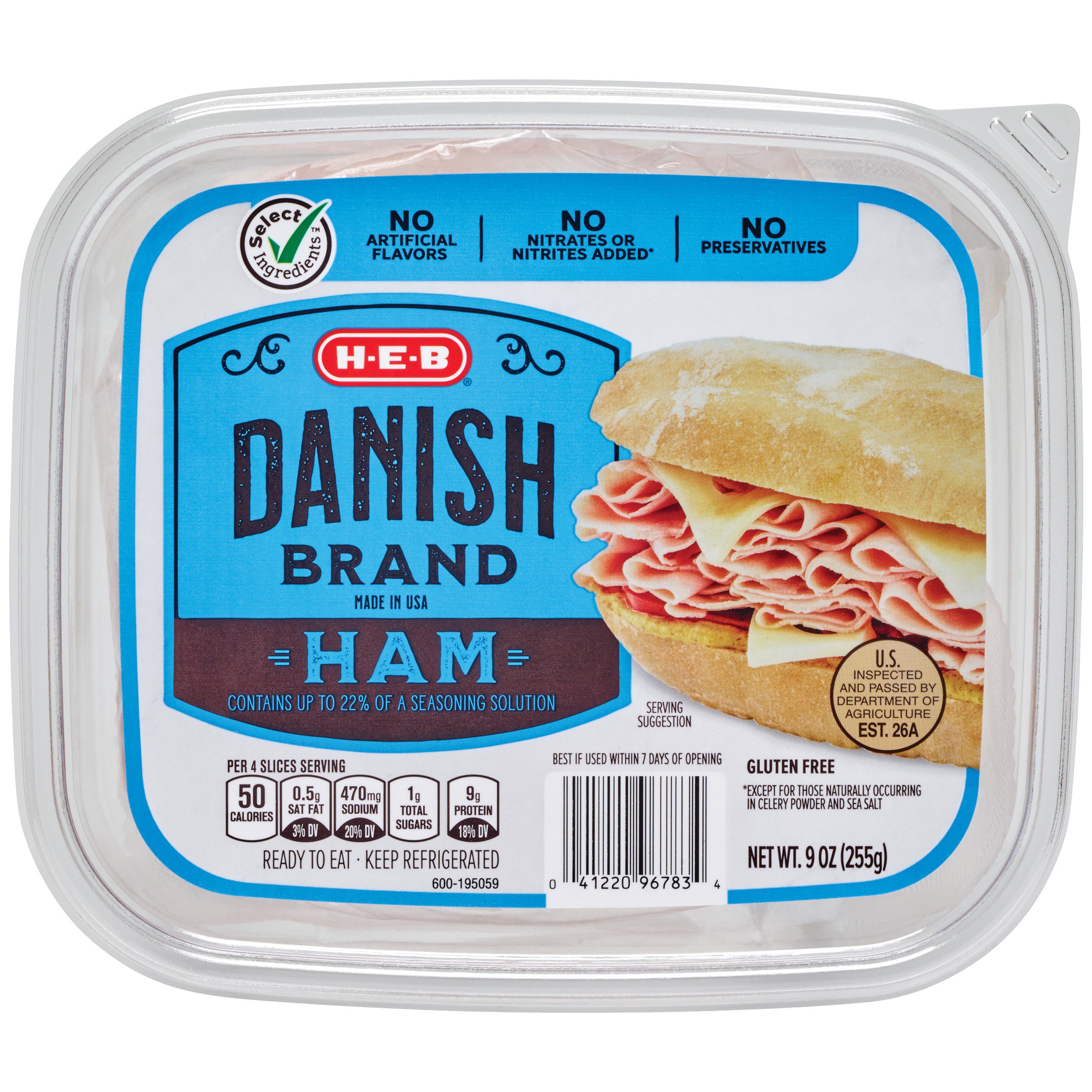 H-E-B Select Ingredients Brand Danish Ham - Shop Meat at H-E-B