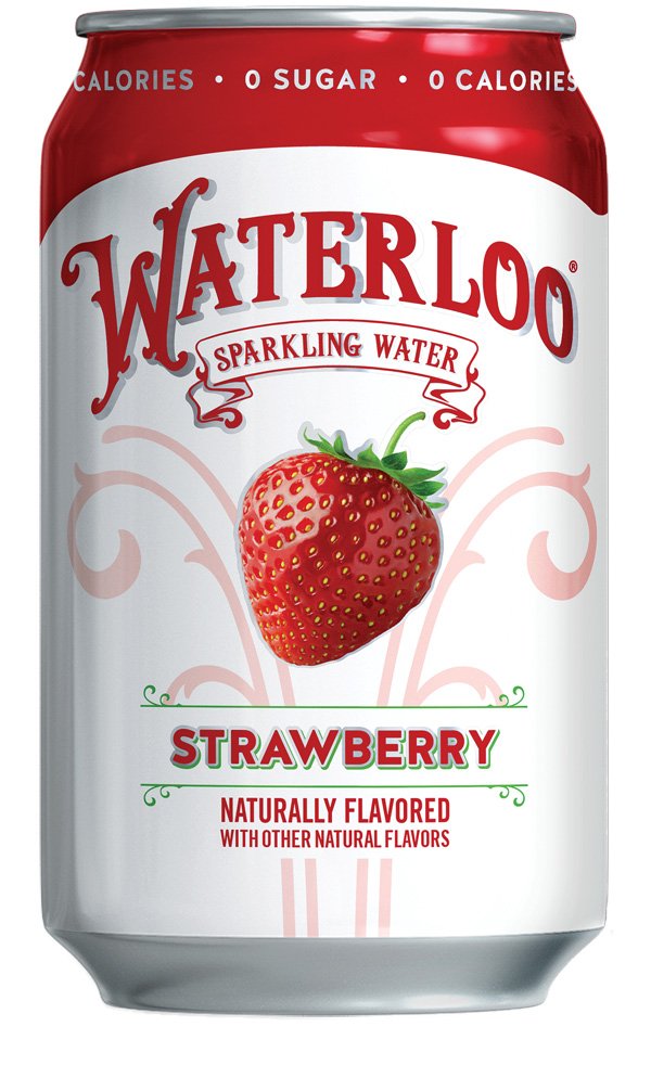 Waterloo Strawberry Sparkling Water - Shop Water at H-E-B