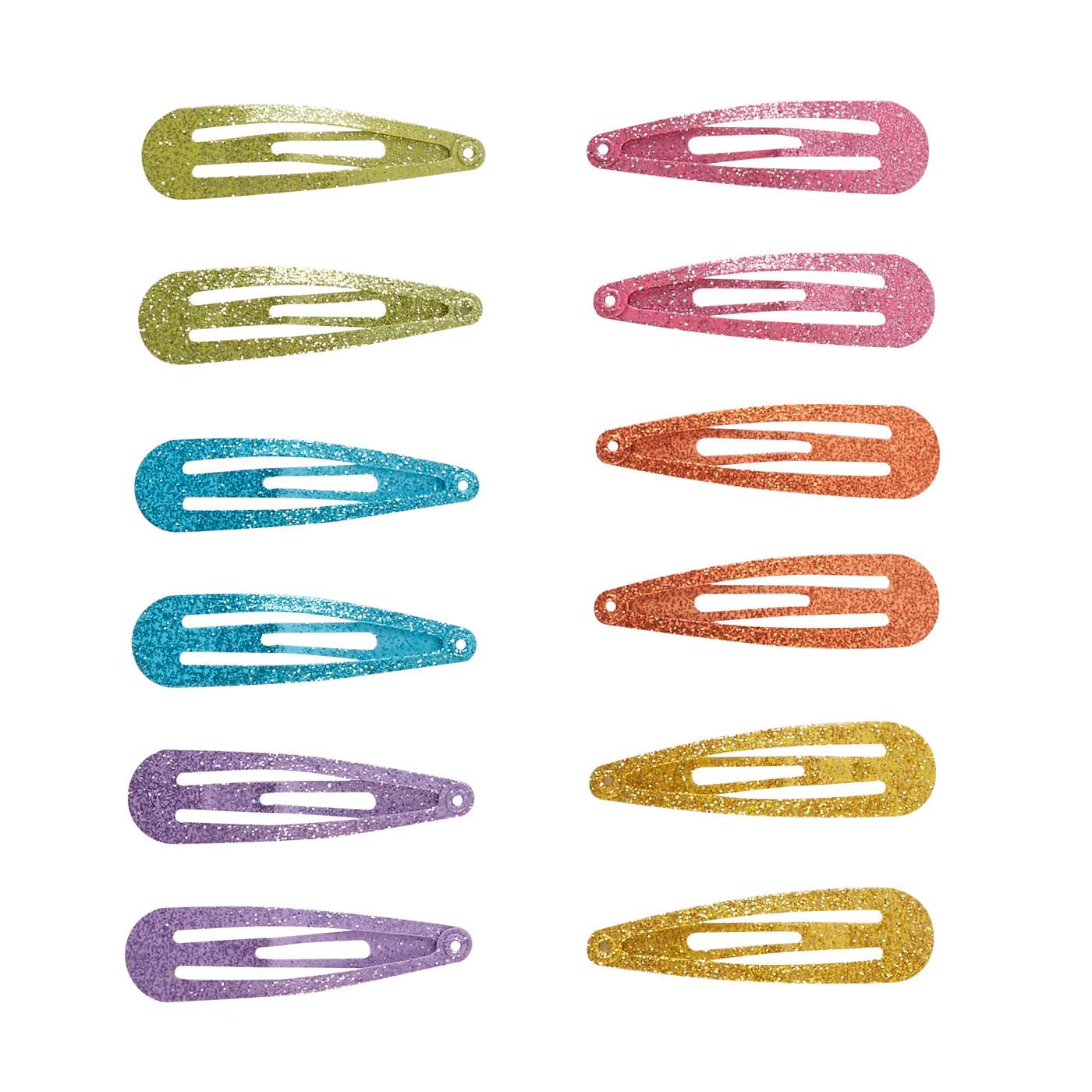Scunci Glitter Rainbow Snap Clips - Shop Hair accessories at H-E-B
