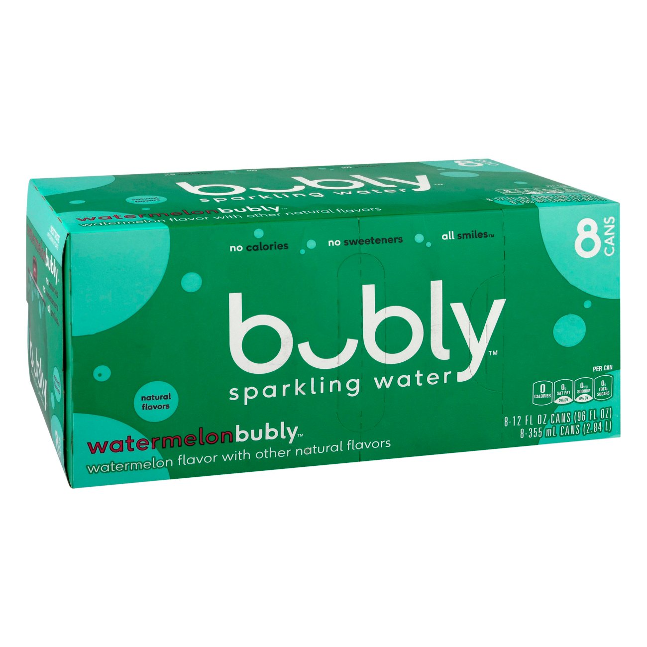 Bubly Watermelon Sparkling Water 12 oz Cans - Shop Water at H-E-B