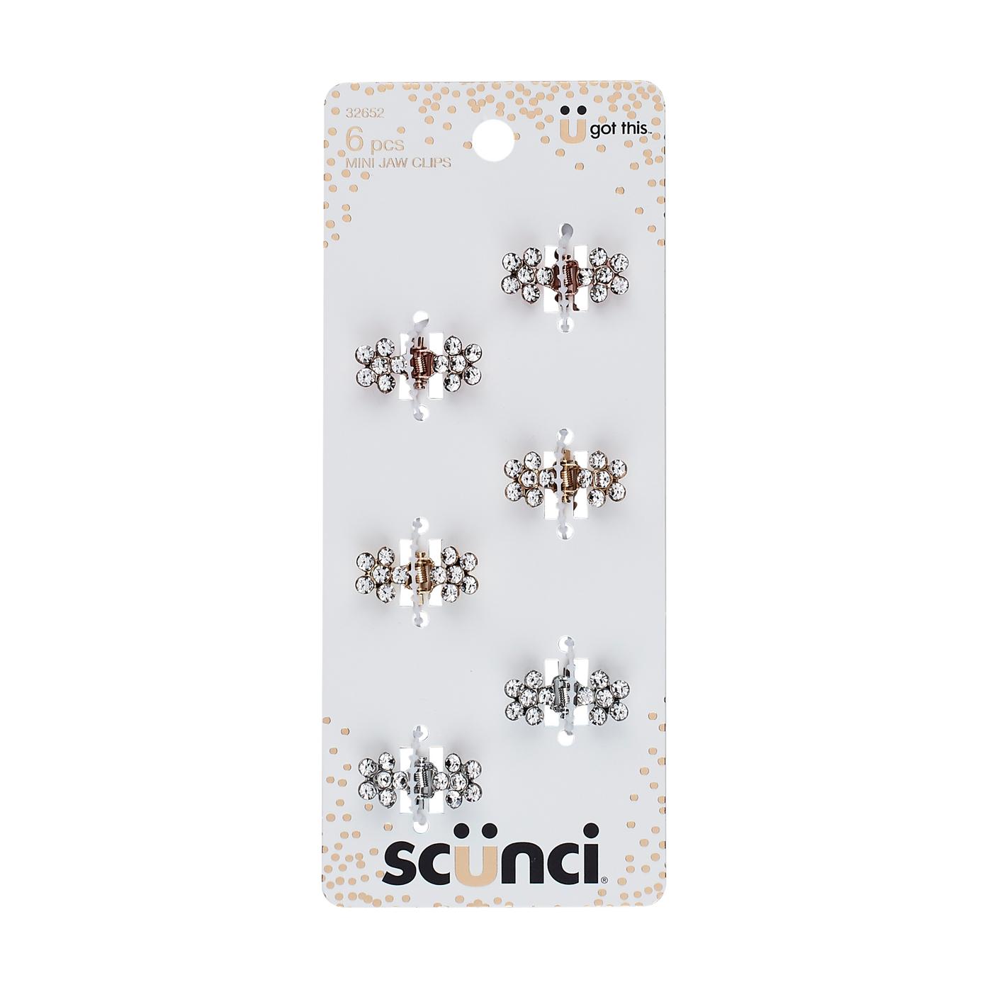 Scunci Mini Rhinestone Jaw Clips - Shop Hair accessories at H-E-B