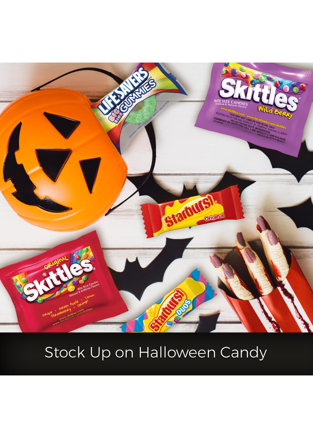 Mars (Skittles, Starburst & Life Savers) Fun Size Halloween Candy ...