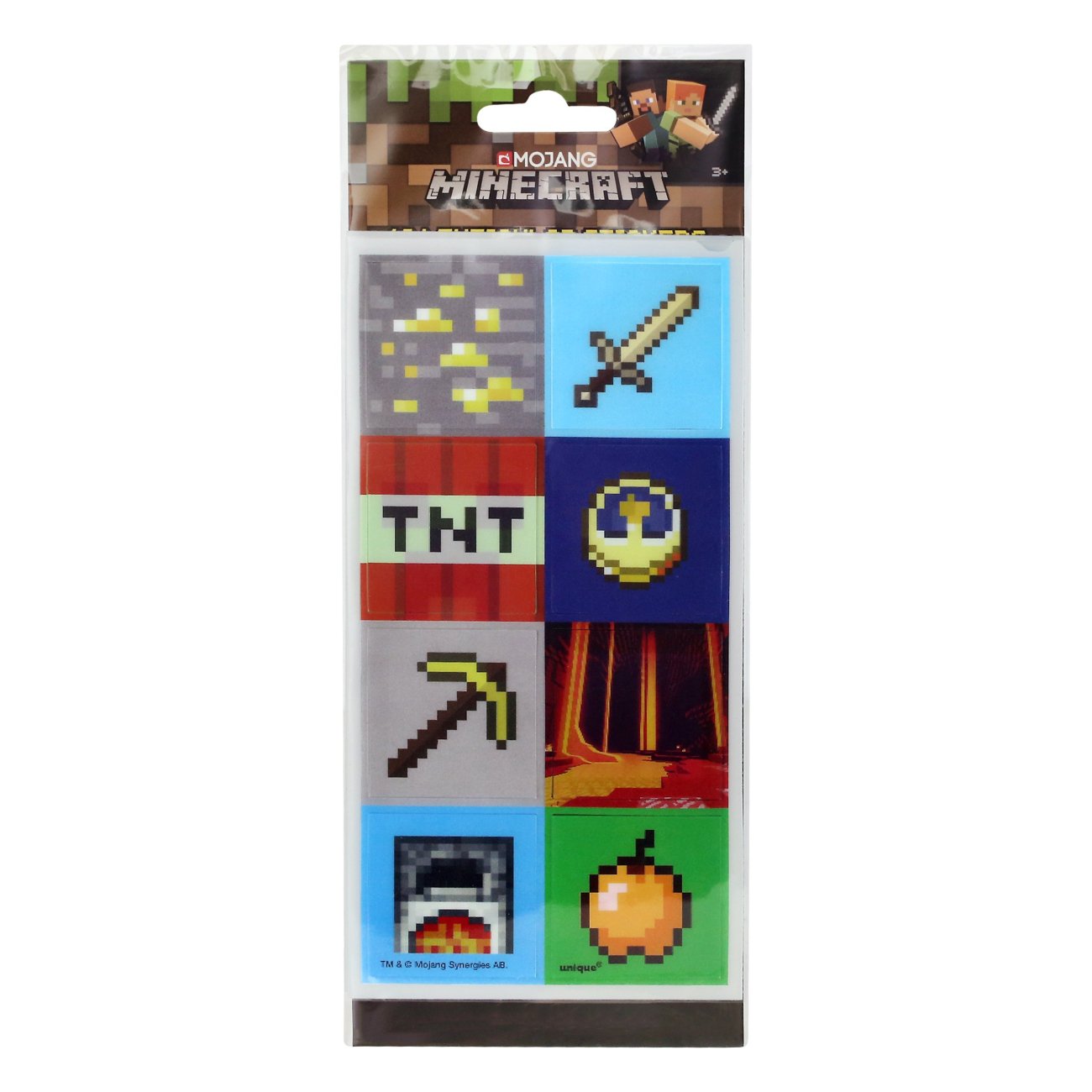 Unique Lenticular Minecraft Stickers - Shop Favors at H-E-B