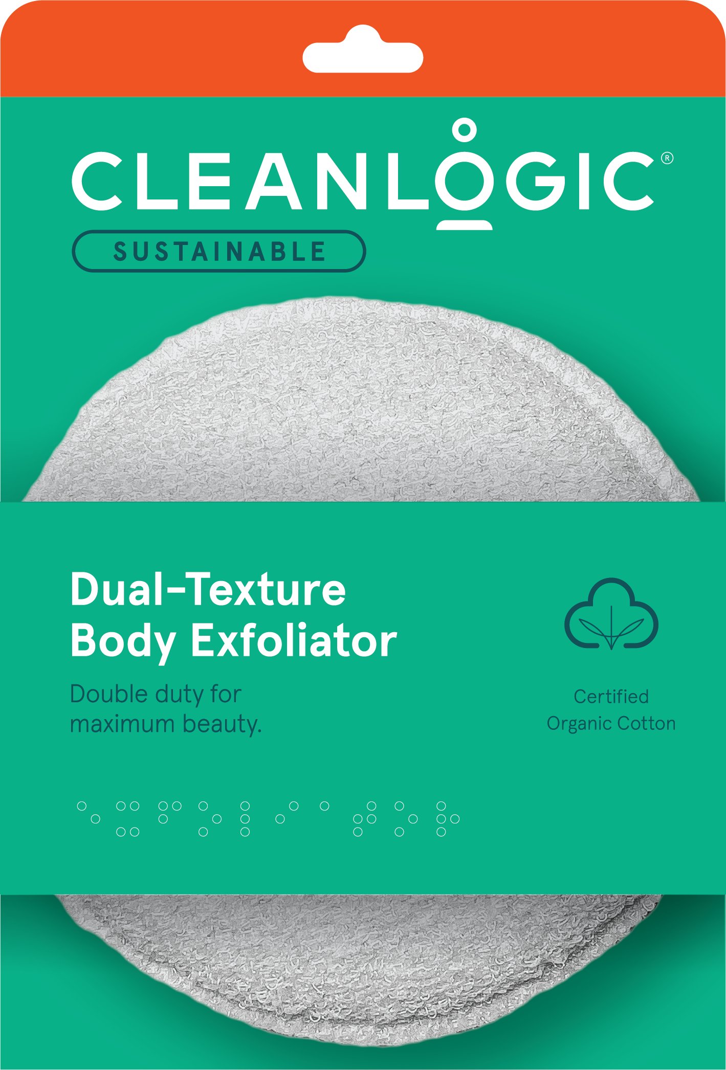 Cleanlogic Exfoliating Dual Texture Body Scrubber - Shop Body scrubs at ...