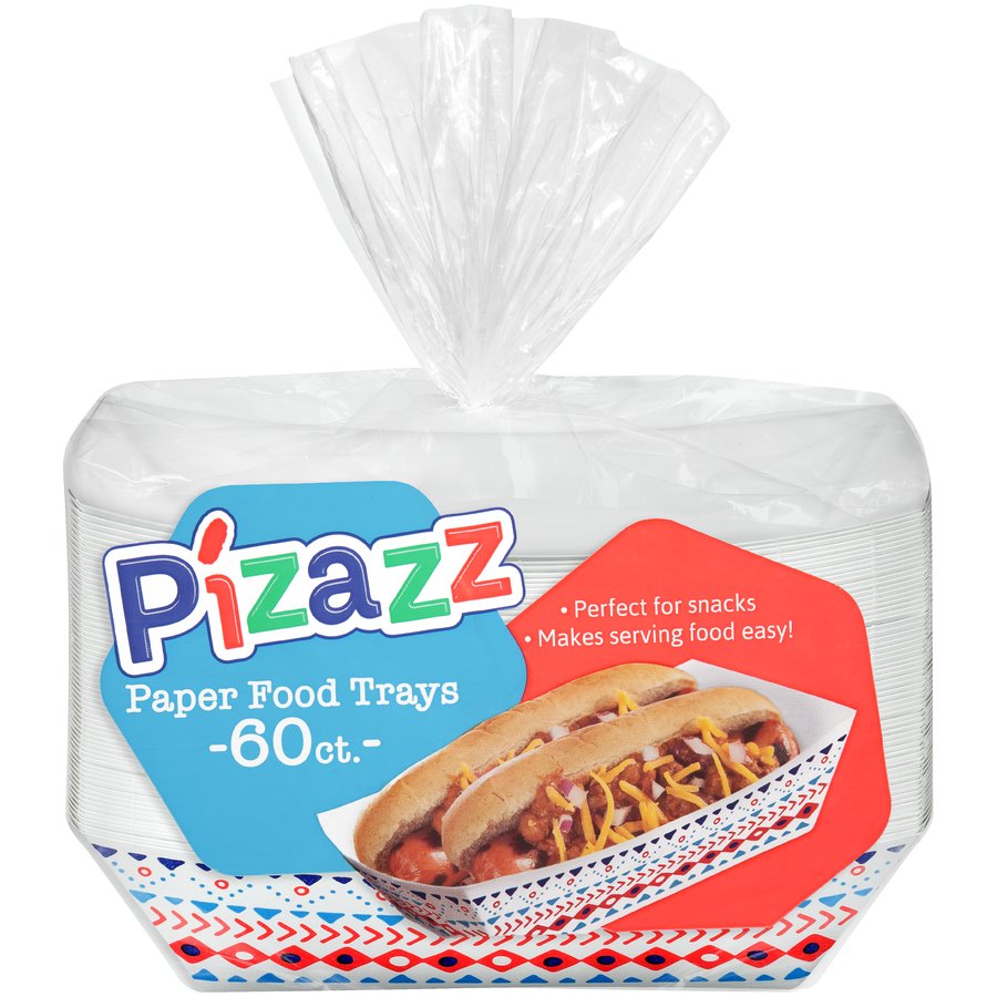 Pizazz Paper Food Trays - Shop Disposable Kitchenware at H-E-B