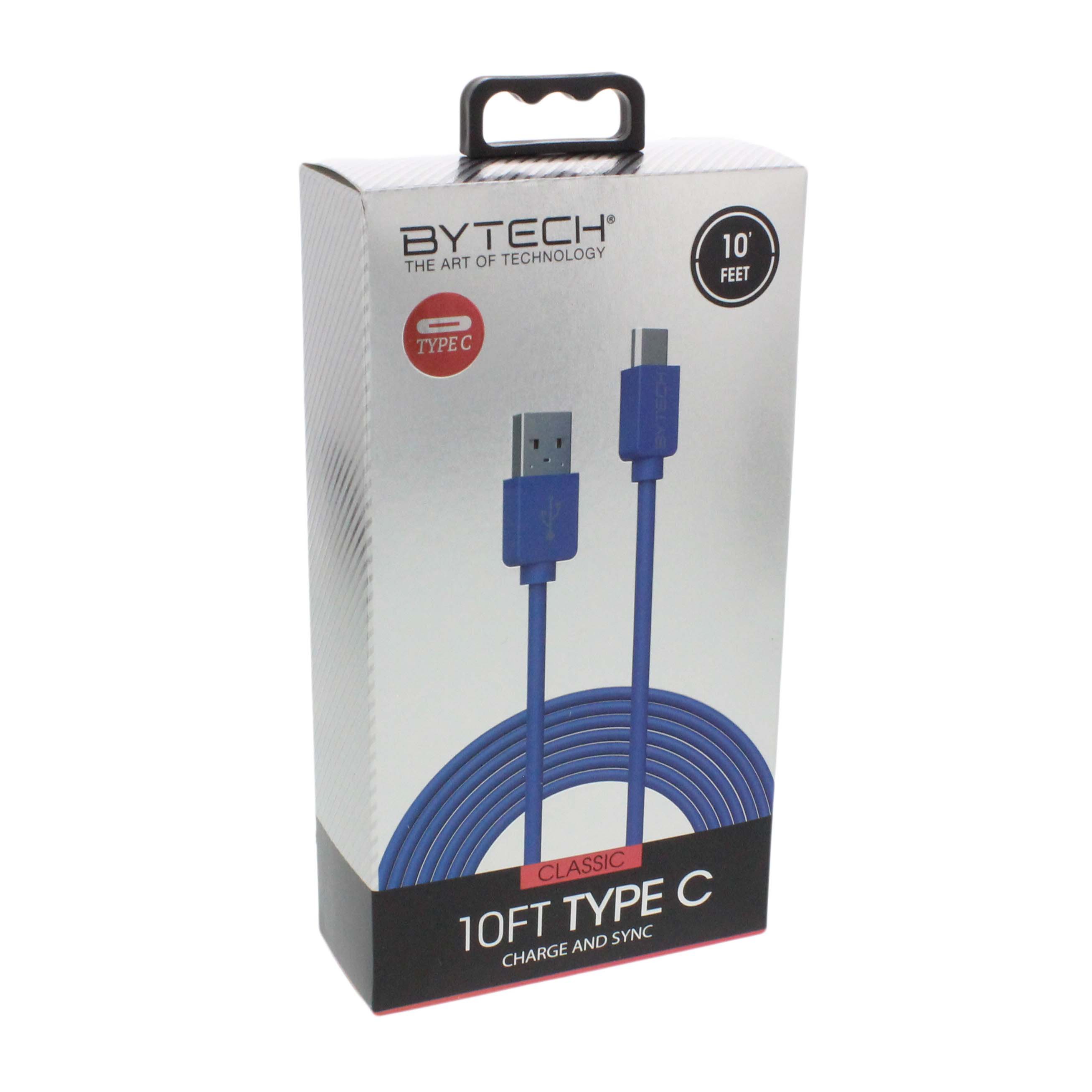 Bytech Classic Type-C Charge and Sync Blue Cable - Shop Cables ...