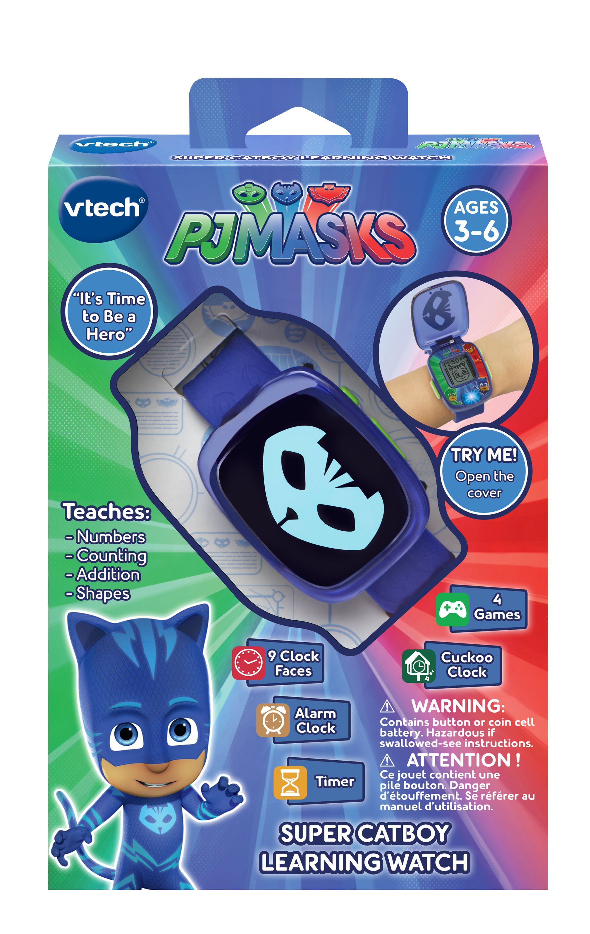Vtech PJ Masks Vtech Learning Watch - Shop Toys at H-E-B