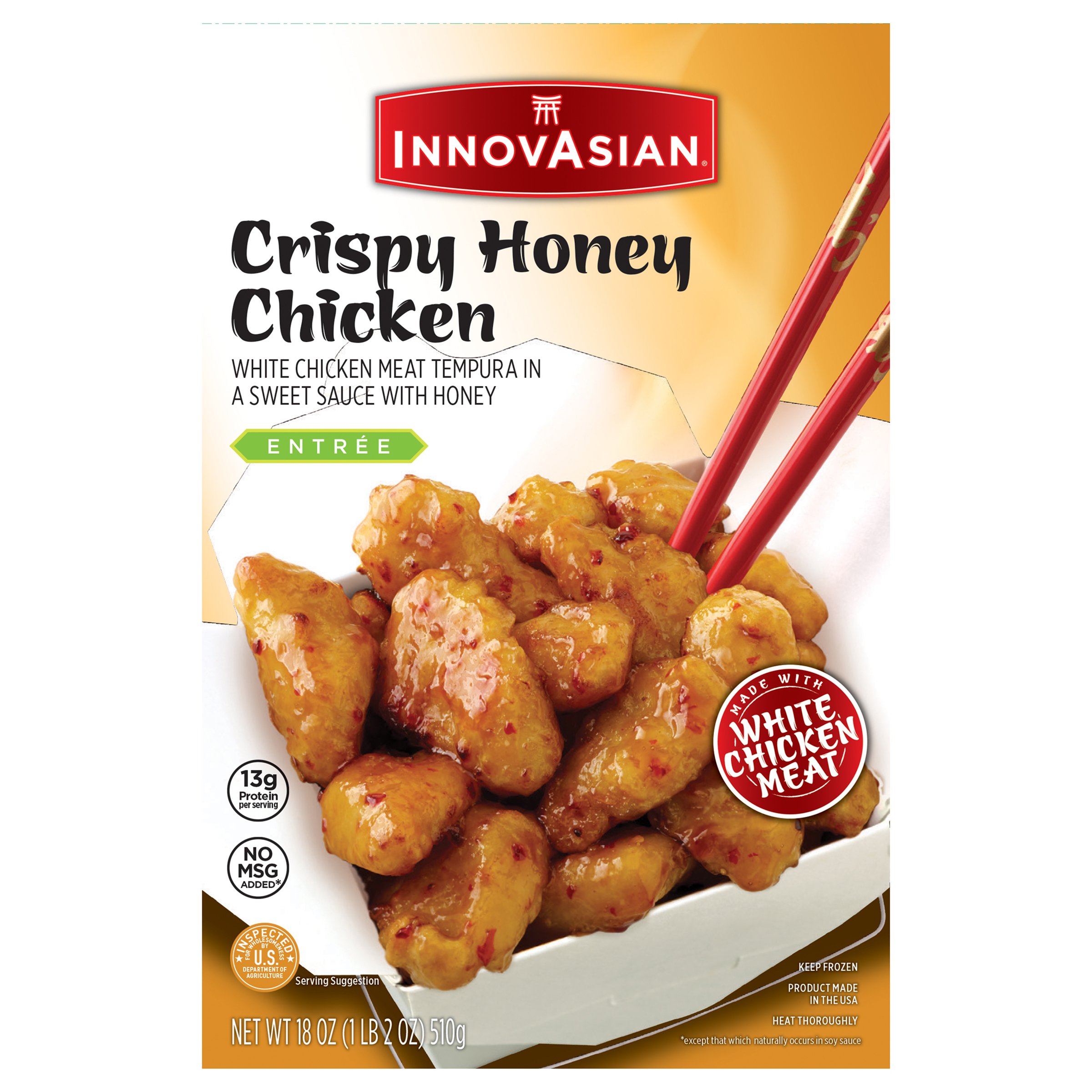InnovAsian Frozen Crispy Honey Chicken - Shop Entrees & sides at H-E-B