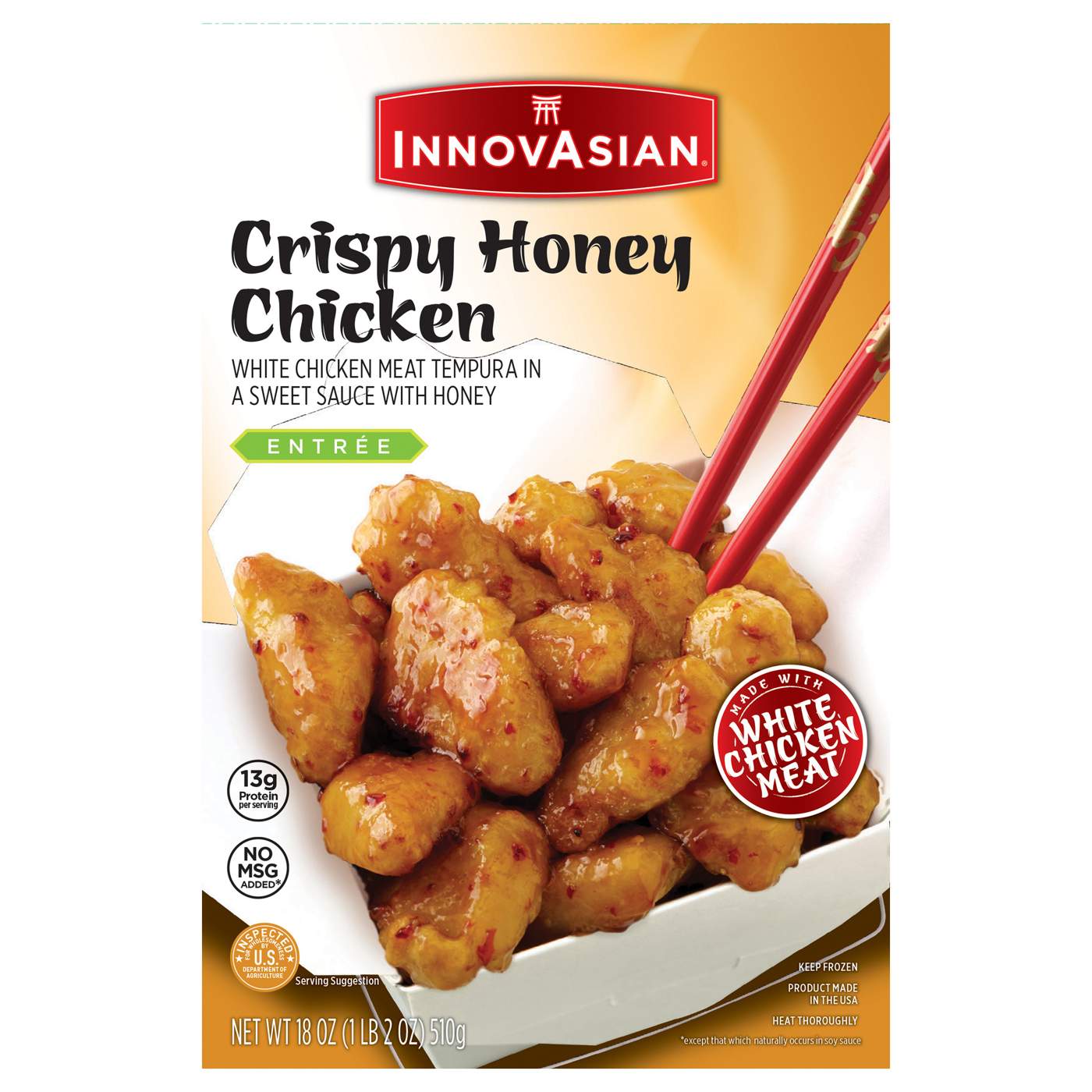 InnovAsian Frozen Crispy Honey Chicken - Shop Entrees & sides at H-E-B