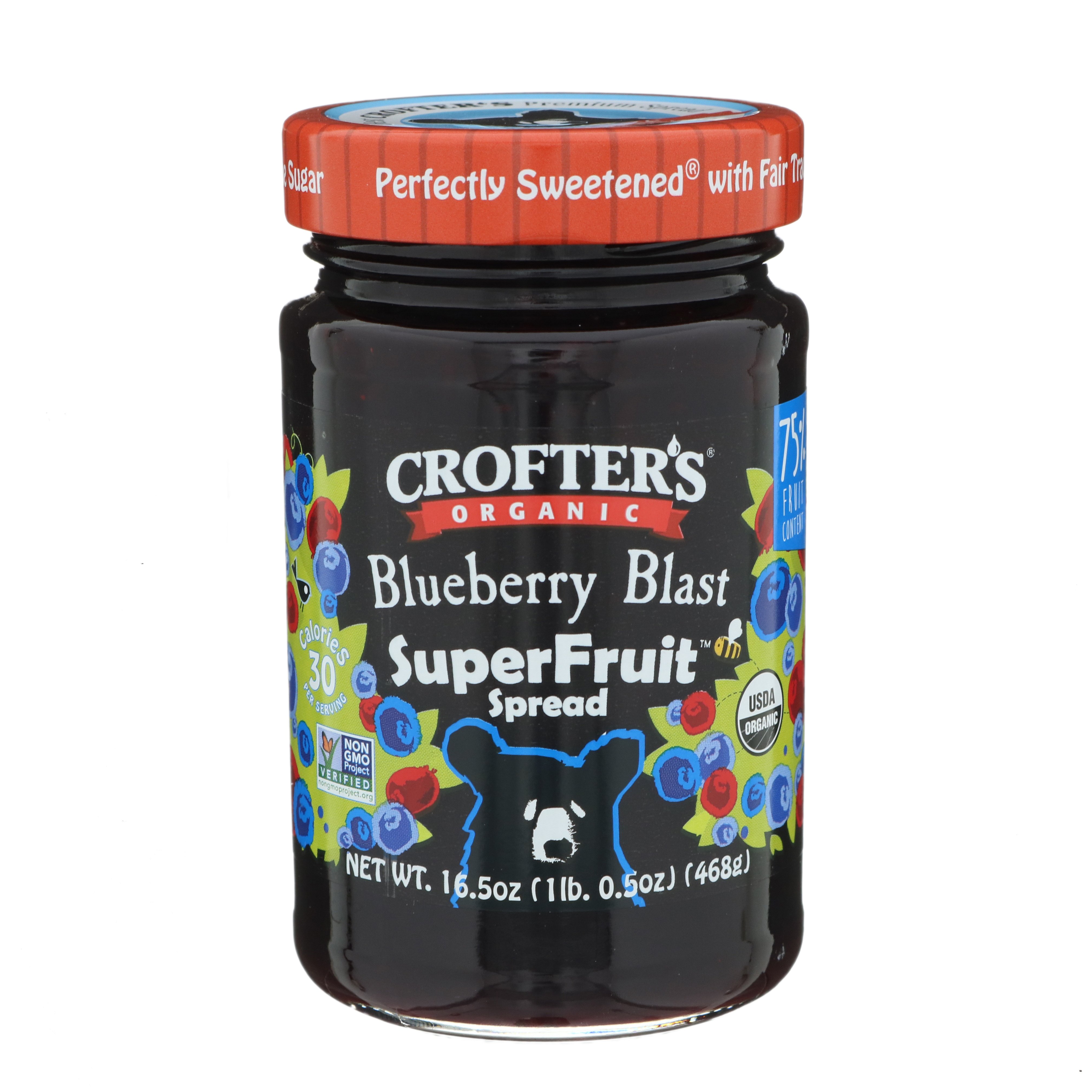 Crofter's Organic Blueberry Blast Super Fruit Spread - Shop Jelly & Jam ...
