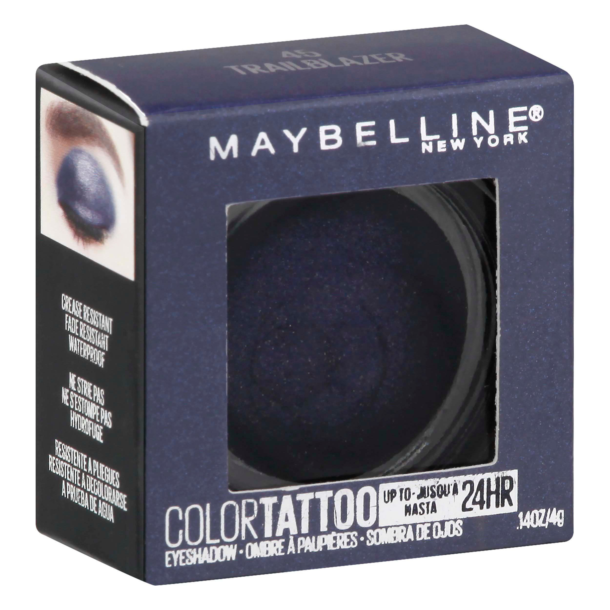 Maybelline Color Tattoo Eye Shadow Pots Trailblazer - Shop Eyeshadow at ...