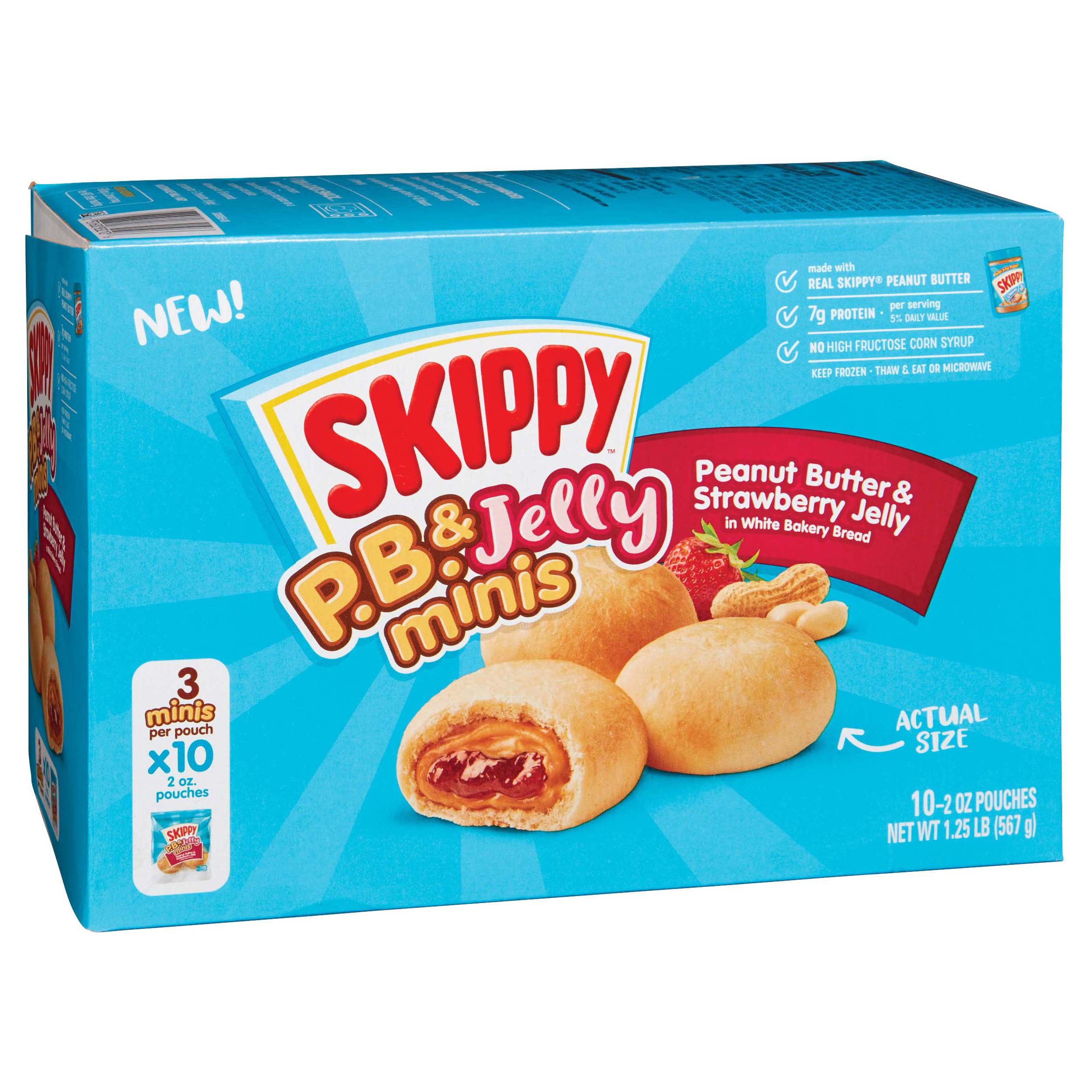 Skippy Peanut Butter & Strawberry Jelly Minis - Shop Entrees & sides at ...