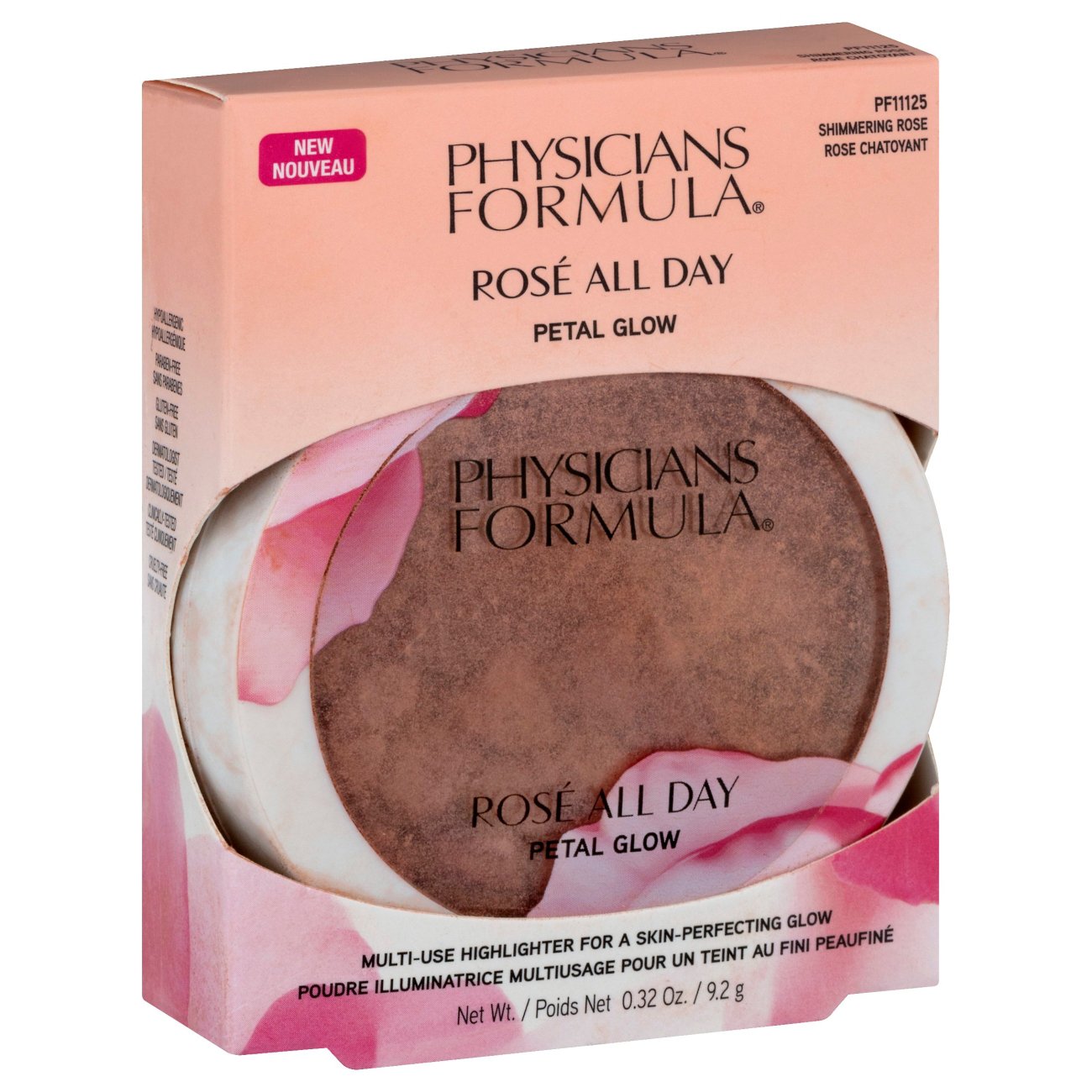 Physicians Formula Rose All Day Petal Glow Shimmering Rose Highlighter ...