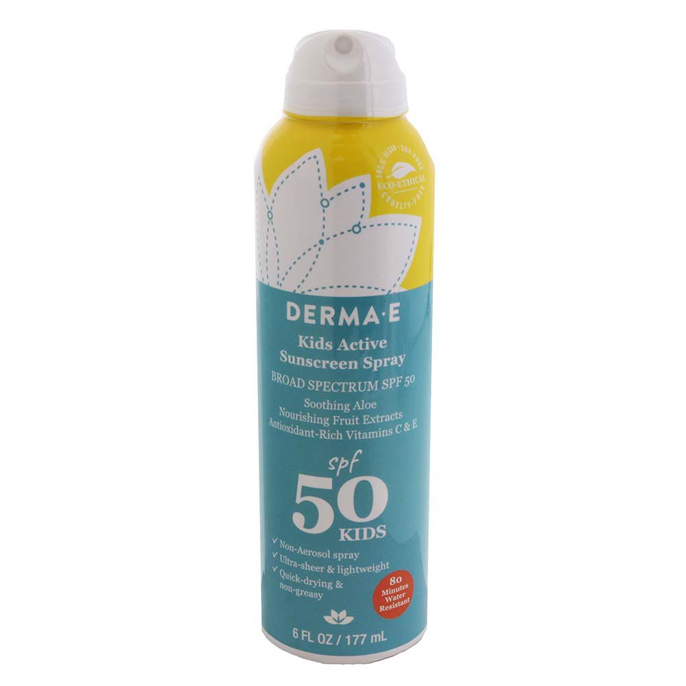 Derma E Kids Active SPF 50 Sunscreen Spray - Shop Sunscreen & Self ...