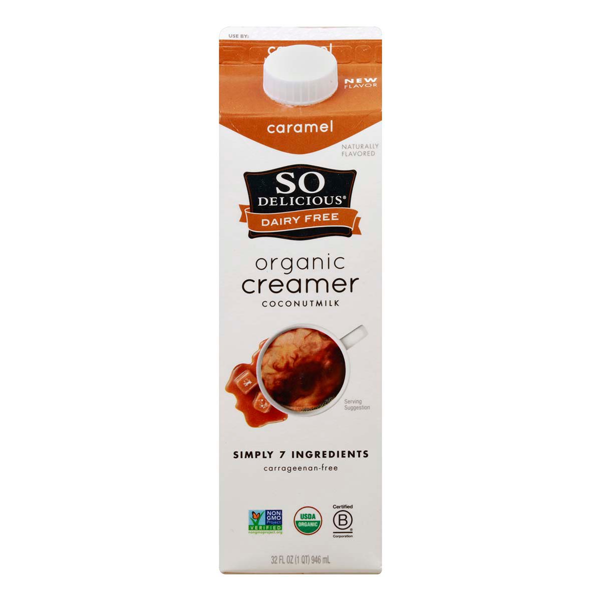 So Delicious Dairy Free Organic Coconut Milk Liquid Coffee Creamer ...