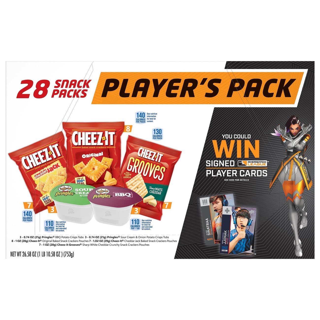 Kellogg's Cheez-It Players Pack Snack Variety Pack - Shop Crackers ...