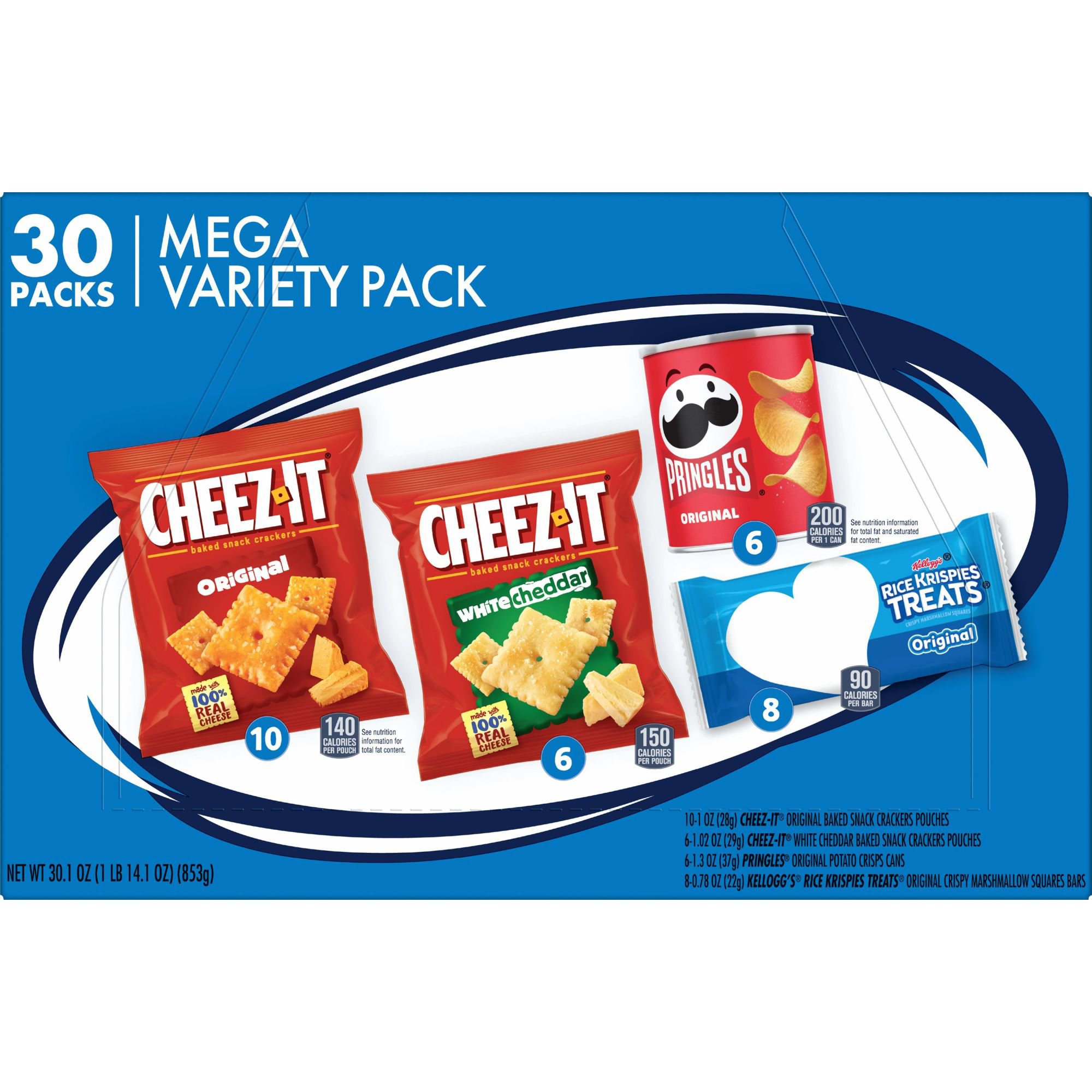 Kellogg's Variety Pack Snacks, 30.1 oz - Shop Crackers & breadsticks at ...