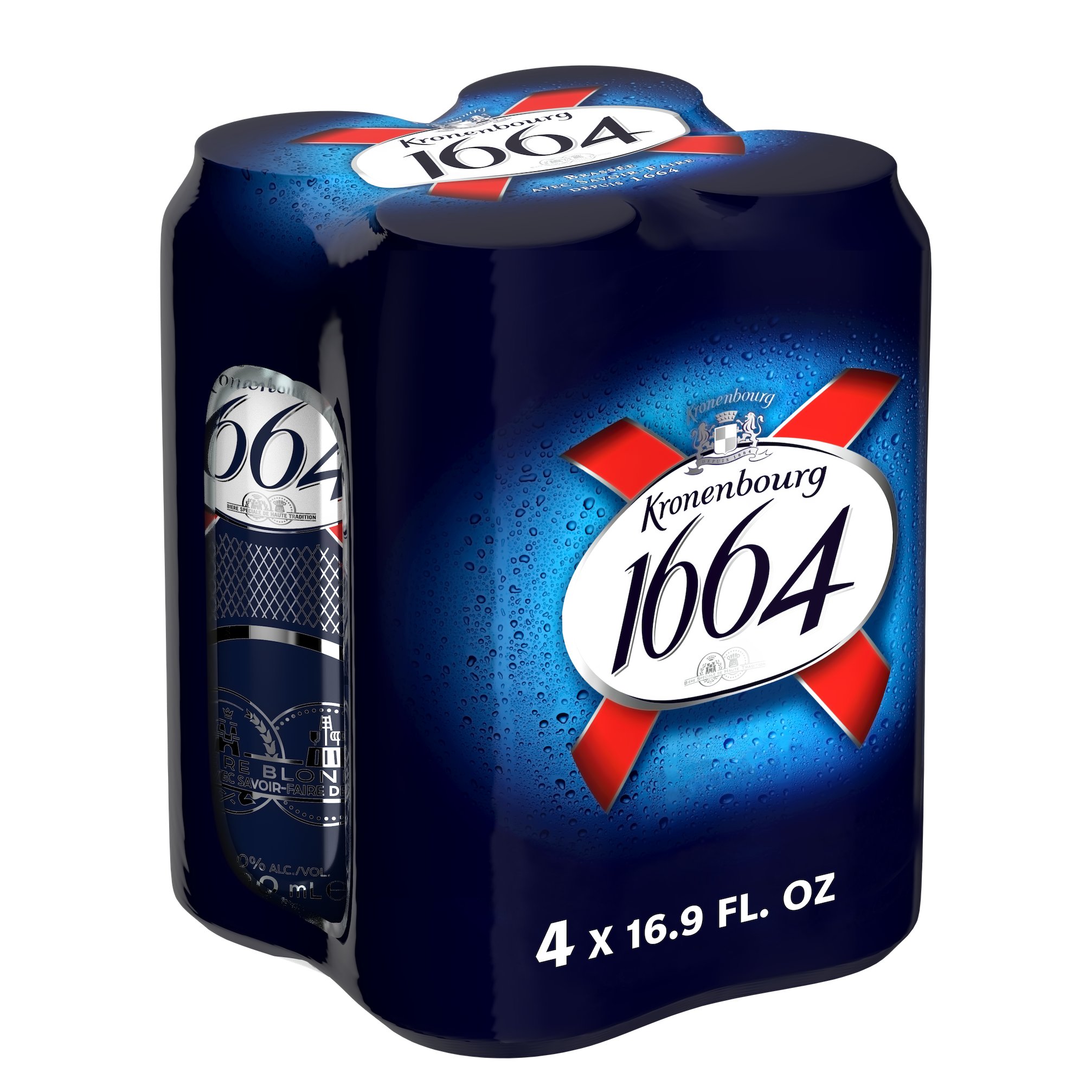 Kronenbourg 1664 Lager Beer 16.9 oz Cans - Shop Beer at H-E-B