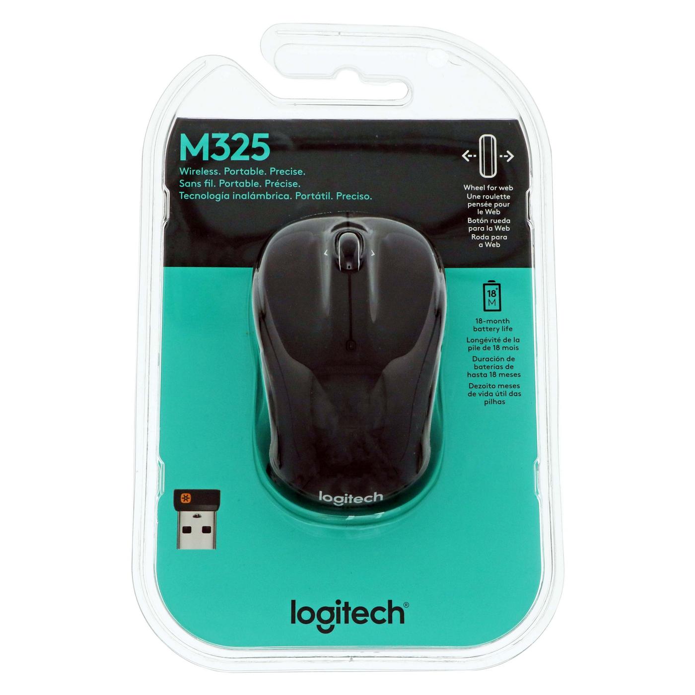 Logitech M325 Black Wireless Mouse - Shop Keyboards & mice at H-E-B