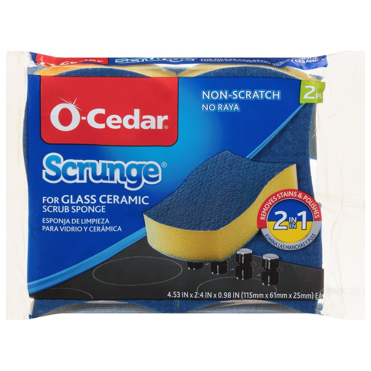 O-Cedar Glass Ceramic Scrunge - Shop Sponges & Scrubbers at H-E-B
