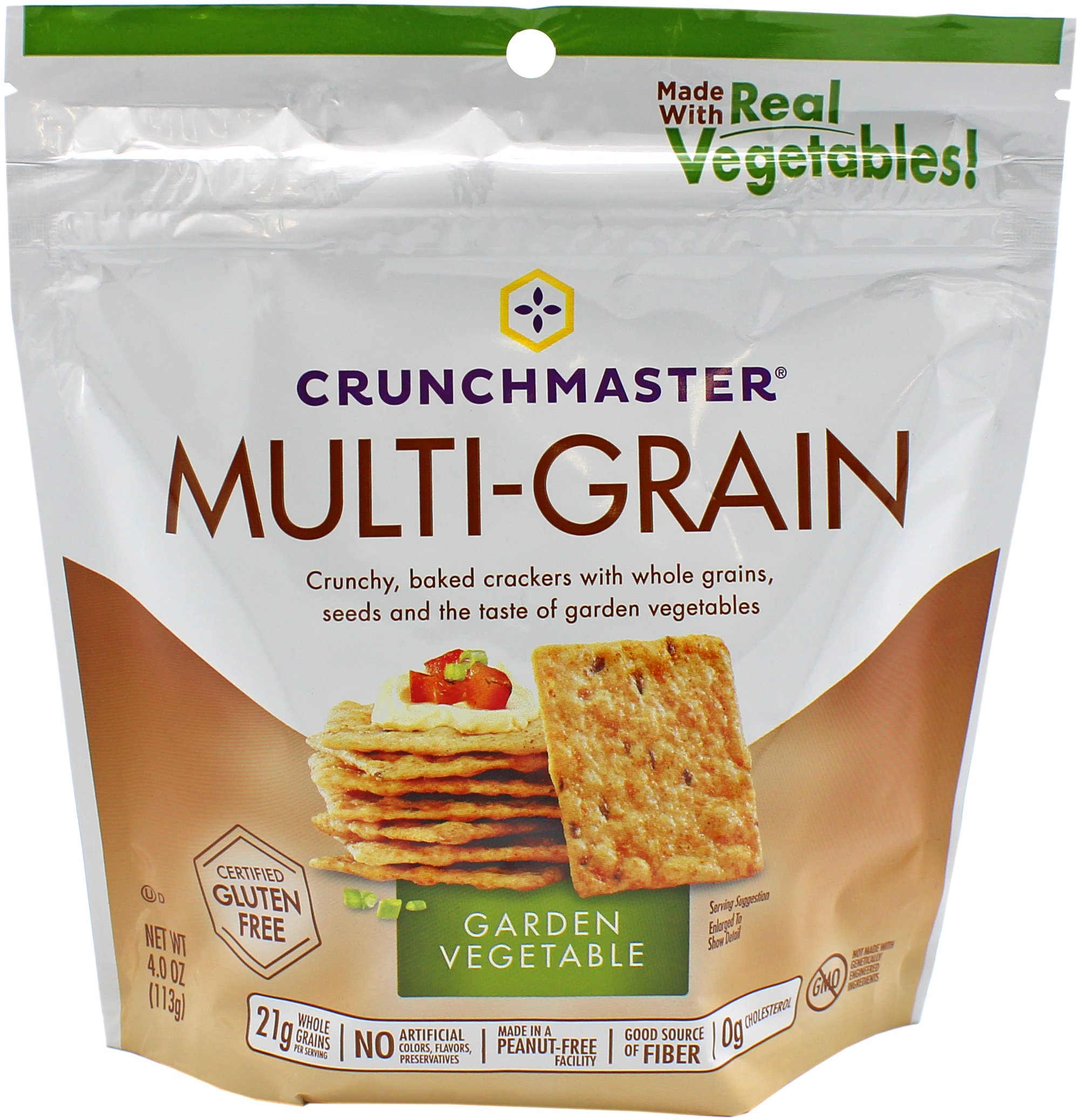 Crunchmaster Multigrain Roasted Vegetable Crackers - Shop Crackers ...