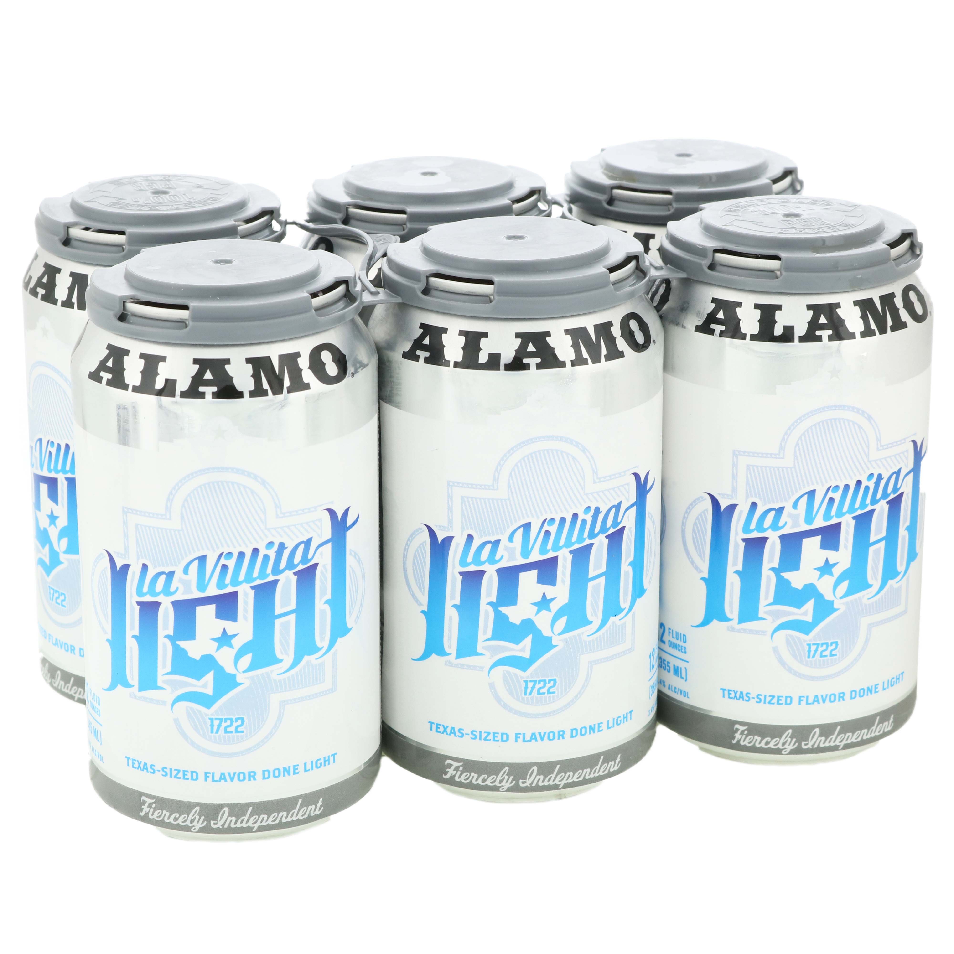 Alamo Beer Company La Villita Light Beer 6 pk Cans - Shop Beer at H-E-B