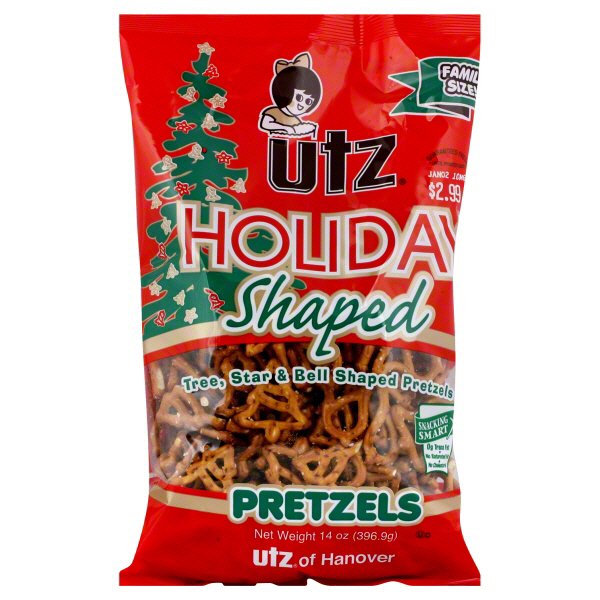 Utz Holiday Shaped Pretzels - Shop Chips at H-E-B