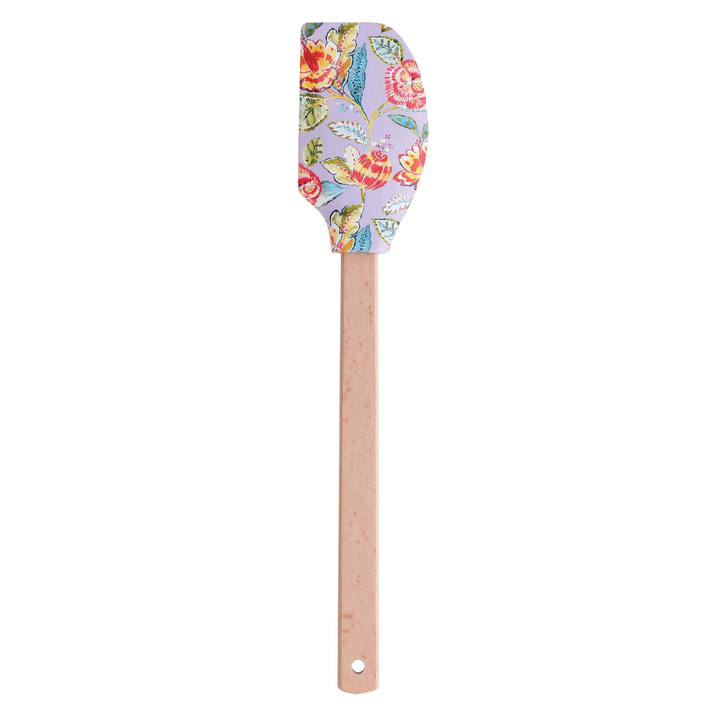 Kitchen & Table Floral Print Silicone Spatula - Shop Utensils & Gadgets ...