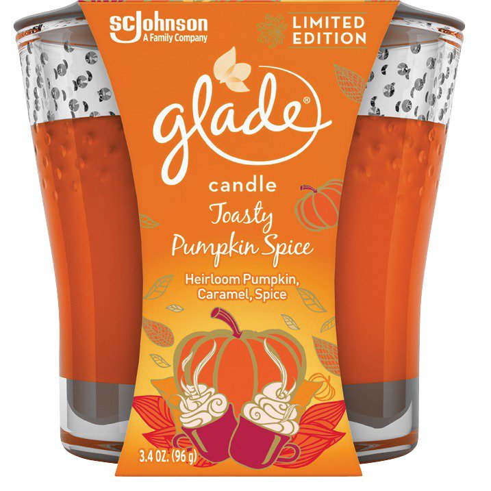 Glade Toasty Pumpkin Spice Candle - Shop Candles at H-E-B
