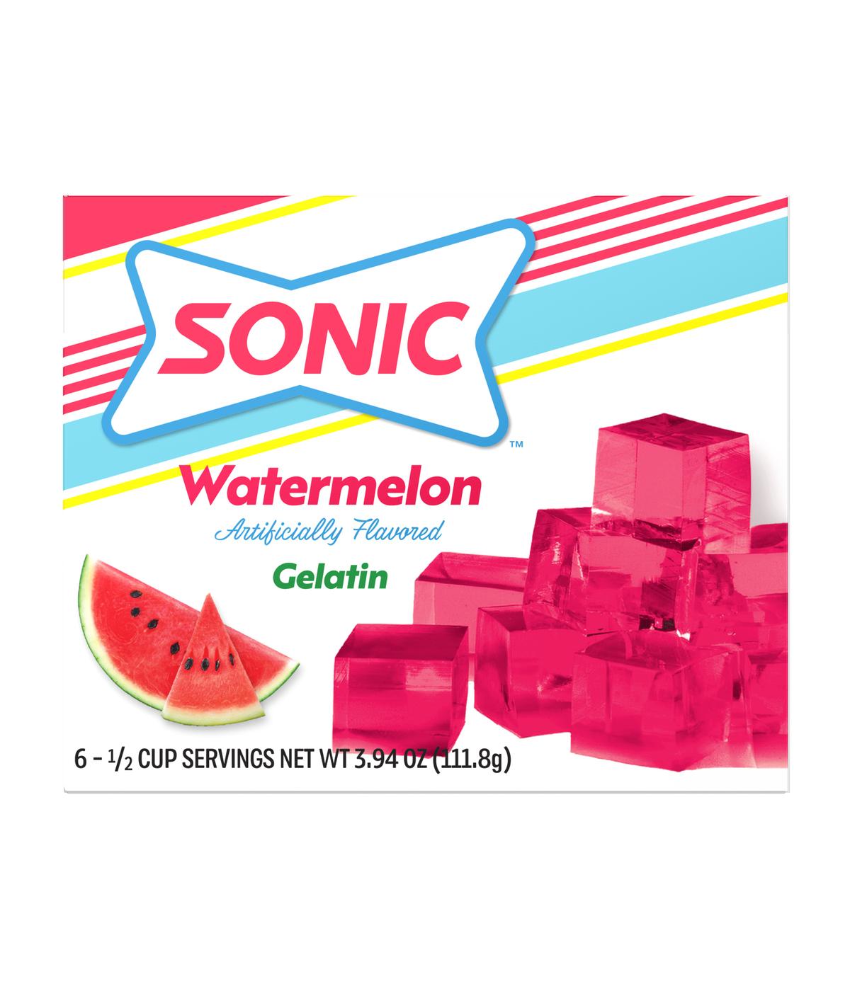 Sonic Gelatin - Watermelon - Shop Pudding & gelatin mix at H-E-B