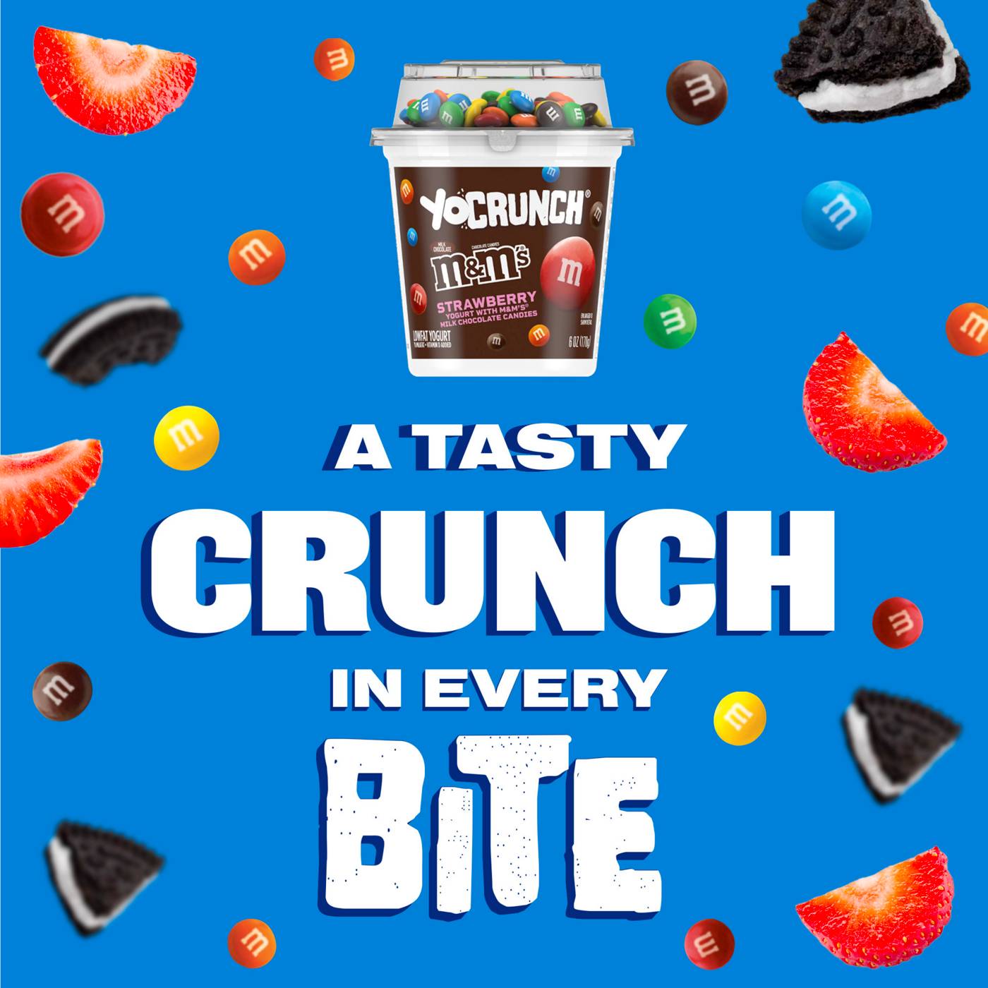 YoCrunch Low-Fat Strawberry With M&Ms & Oreo Variety Pack Yogurt - Shop ...