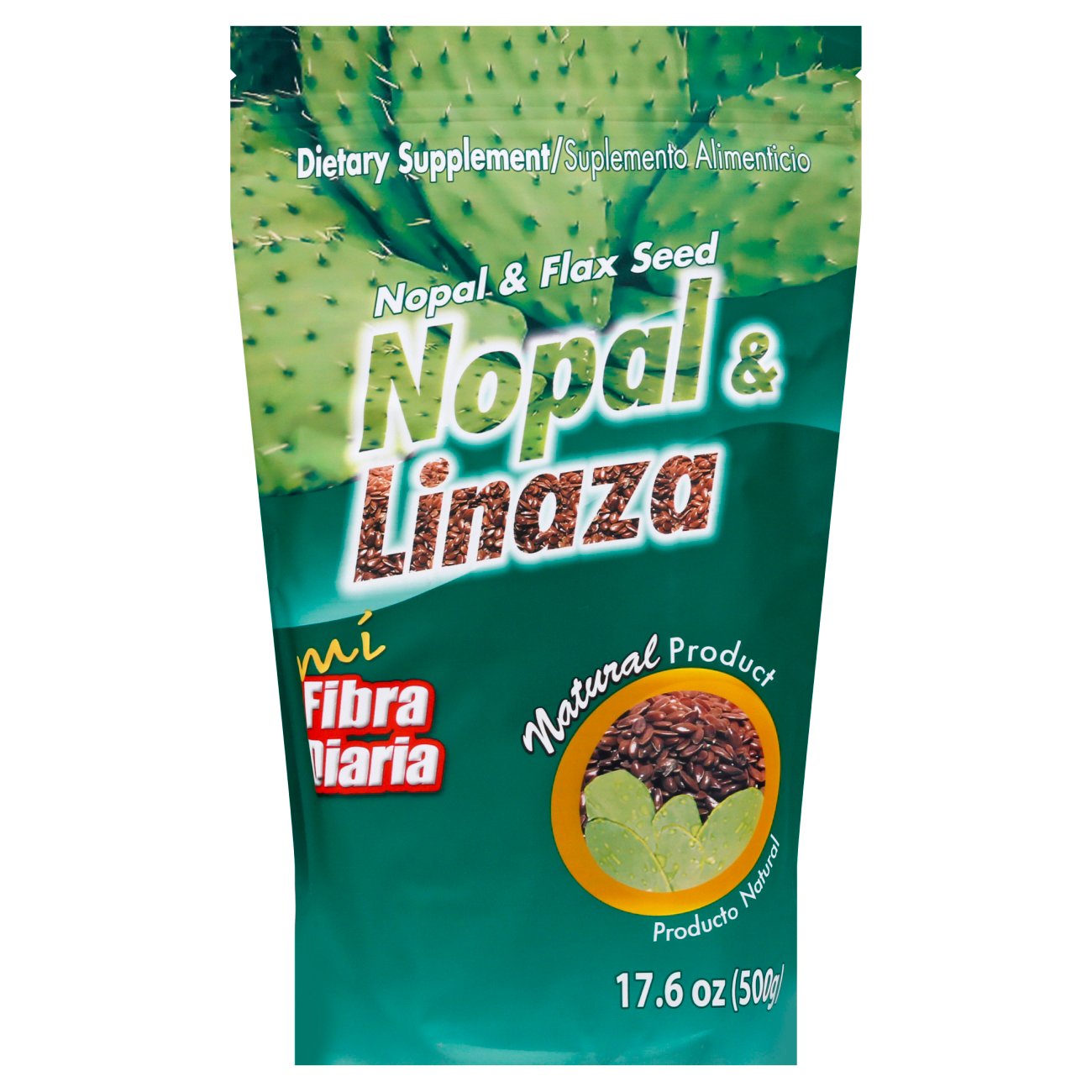 Mi Fibra Diaria Nopal & Linaza - Shop Vitamins & Supplements at H-E-B