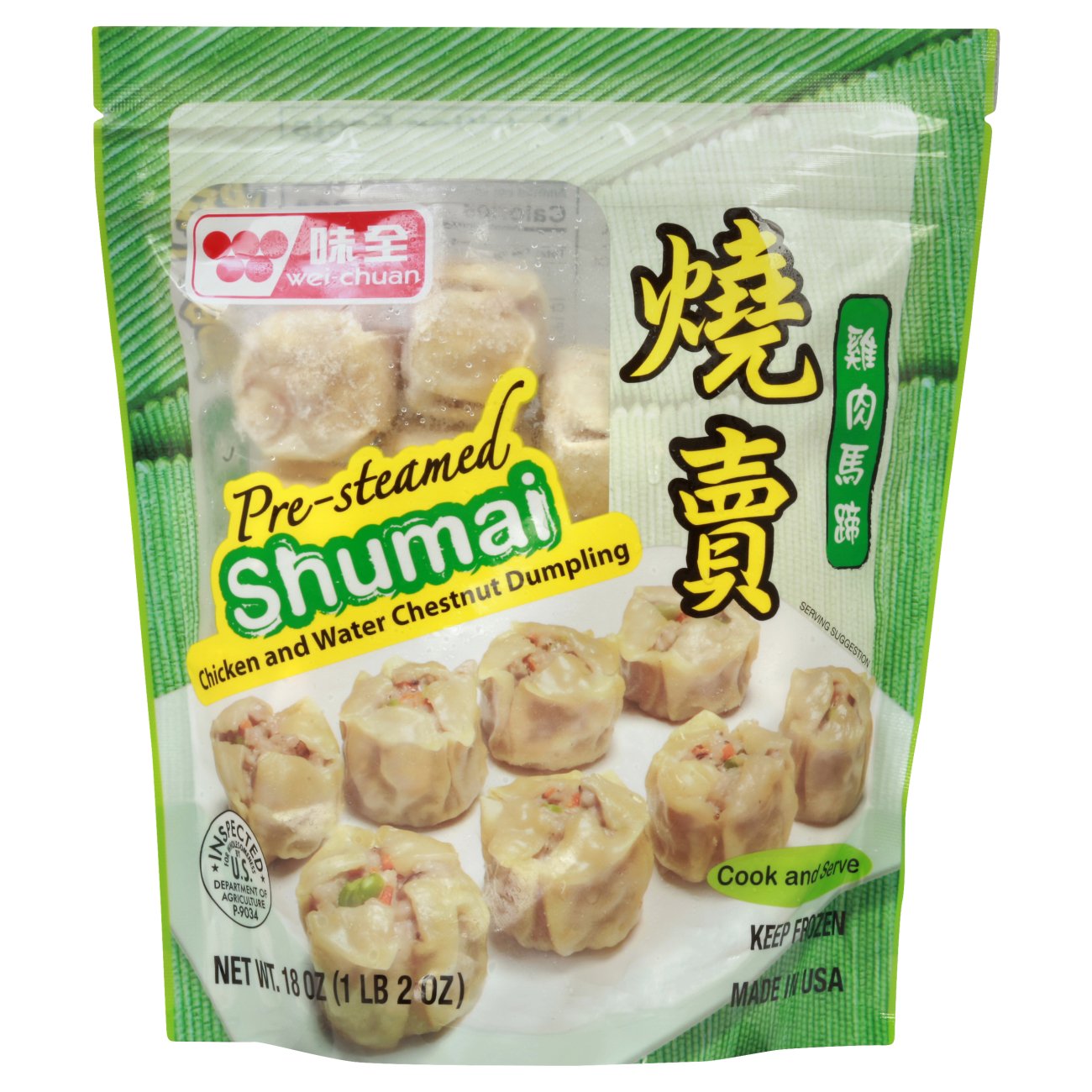 Wei-Chuan Pre-Steamed Shumai Chicken & Water Chestnut Dumplings - Shop ...