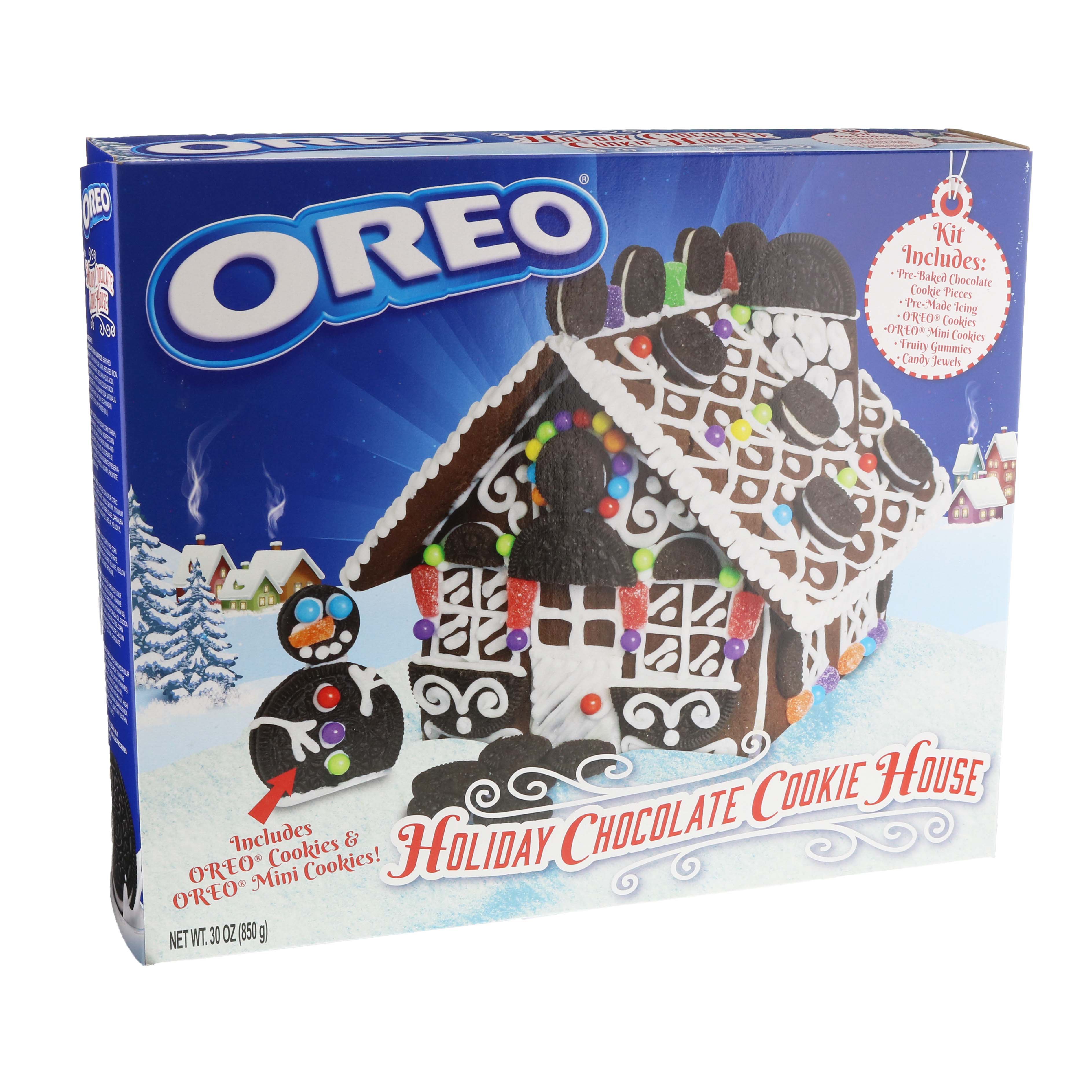 Cookies United Oreo Holiday Chocolate Cookie House Kit - Shop Cookies ...